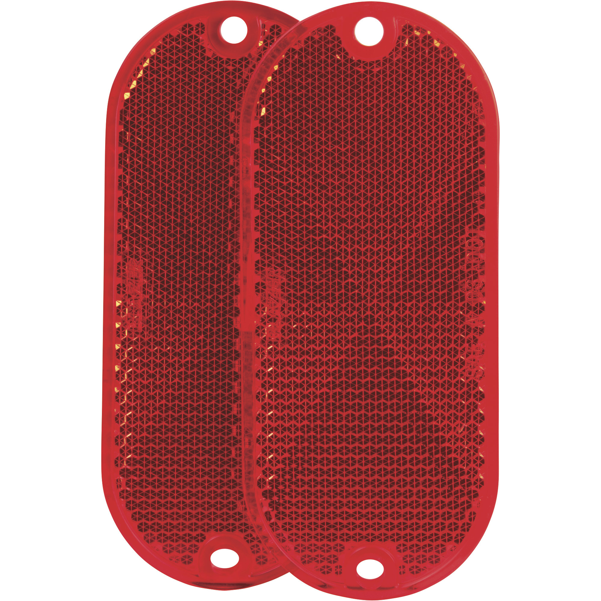 Hopkins Towing Solutions Oblong Red Reflectors, 2-Pk., 4.375in.W x 1 ...