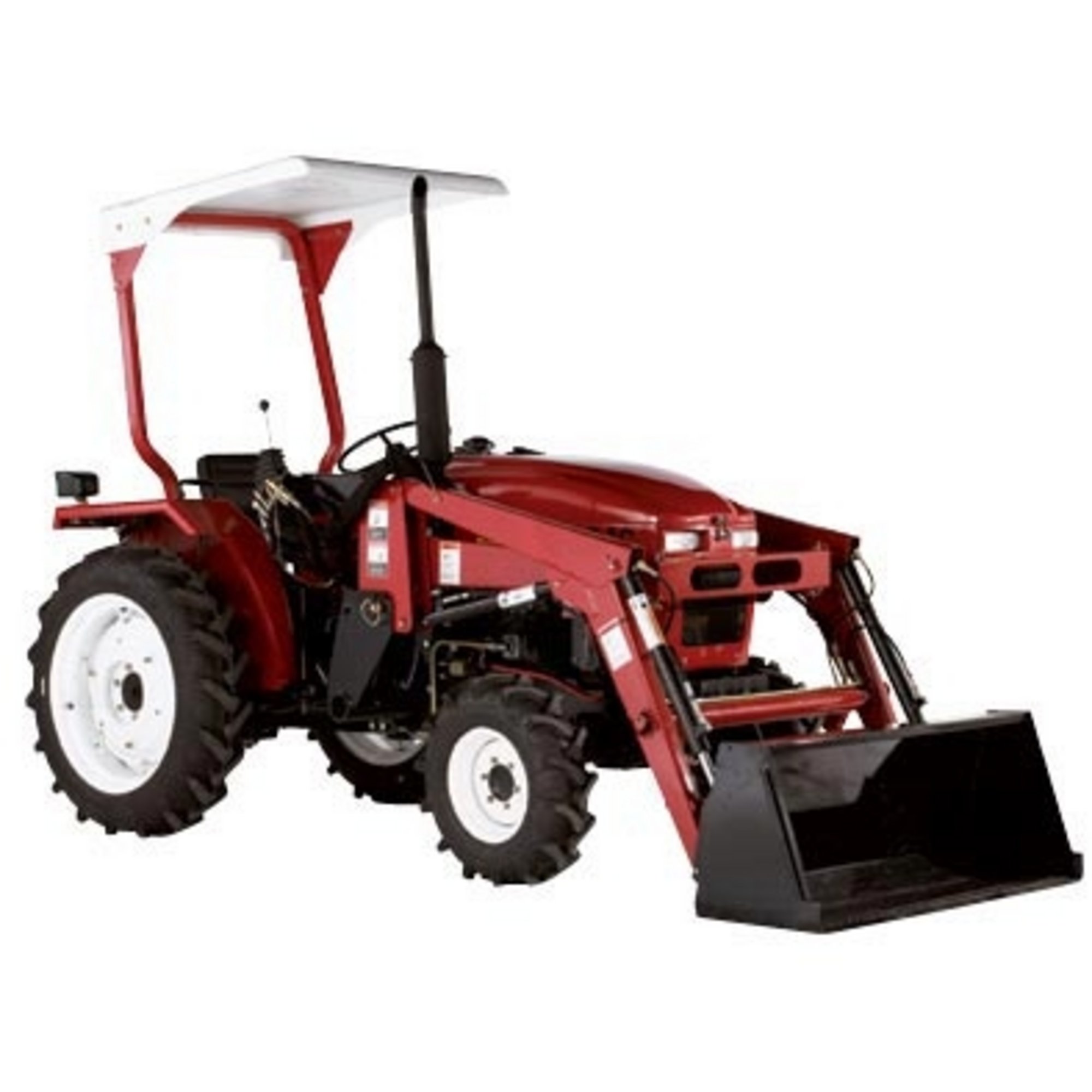 PACKAGE — 20 HP NorTrac Tractor with Ag Tires, Front End Loader and ...