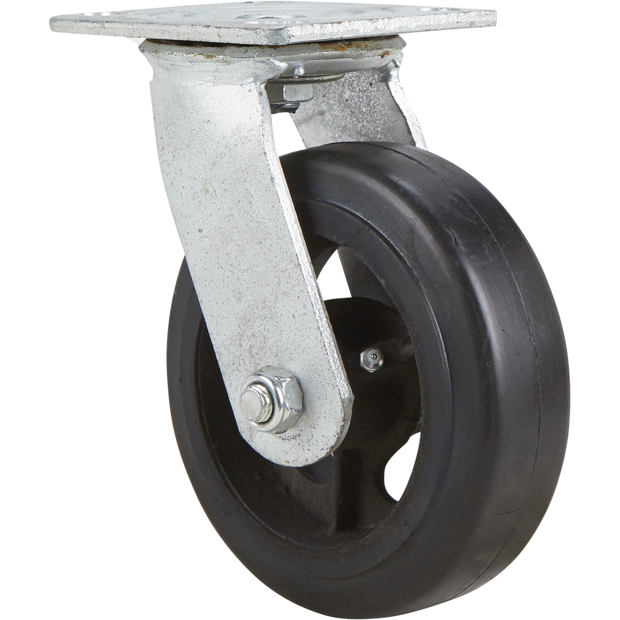 6in. Swivel Solid Rubber Replacement Caster | Northern Tool