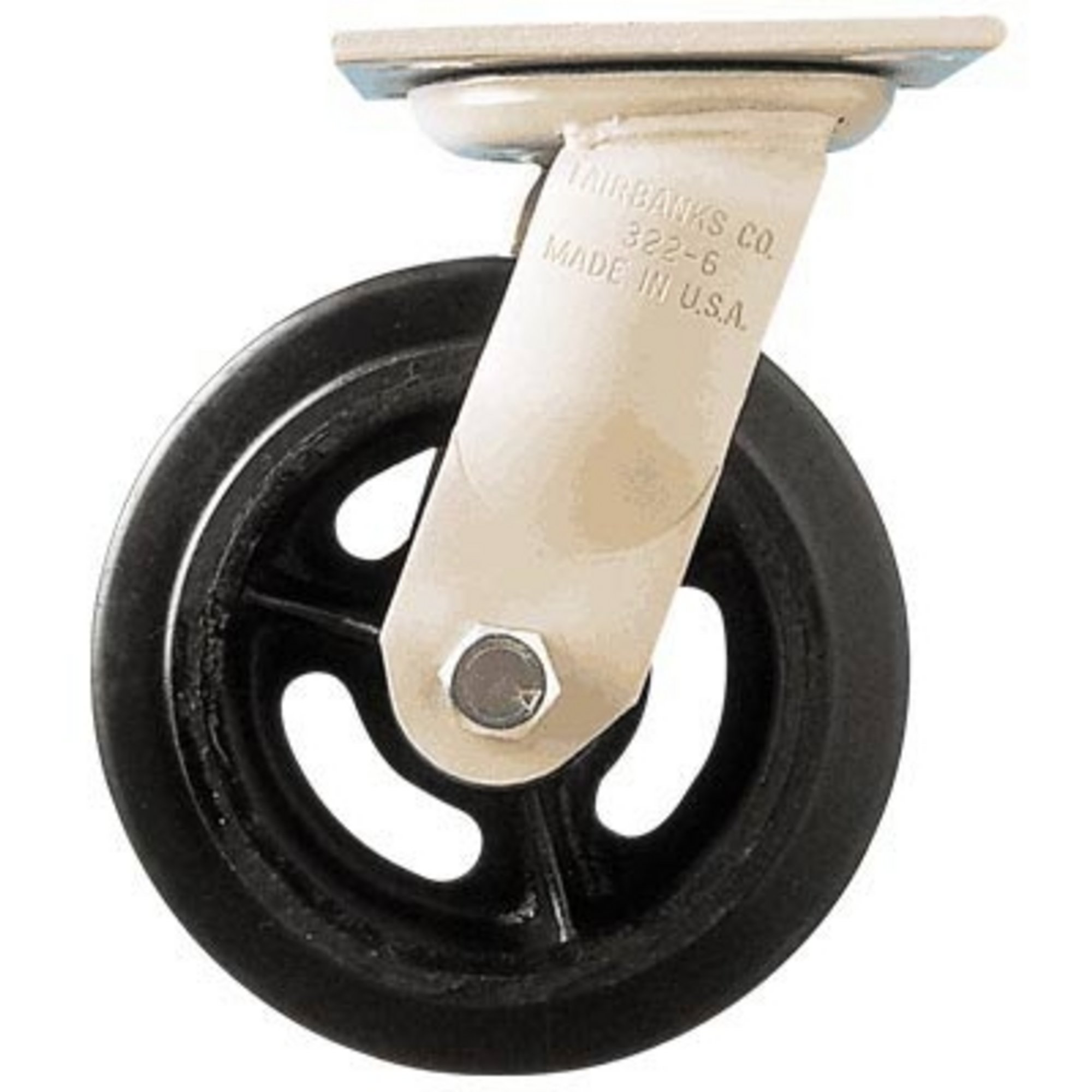 6in. Fairbanks Rigid Sanitation Container Caster | Northern Tool