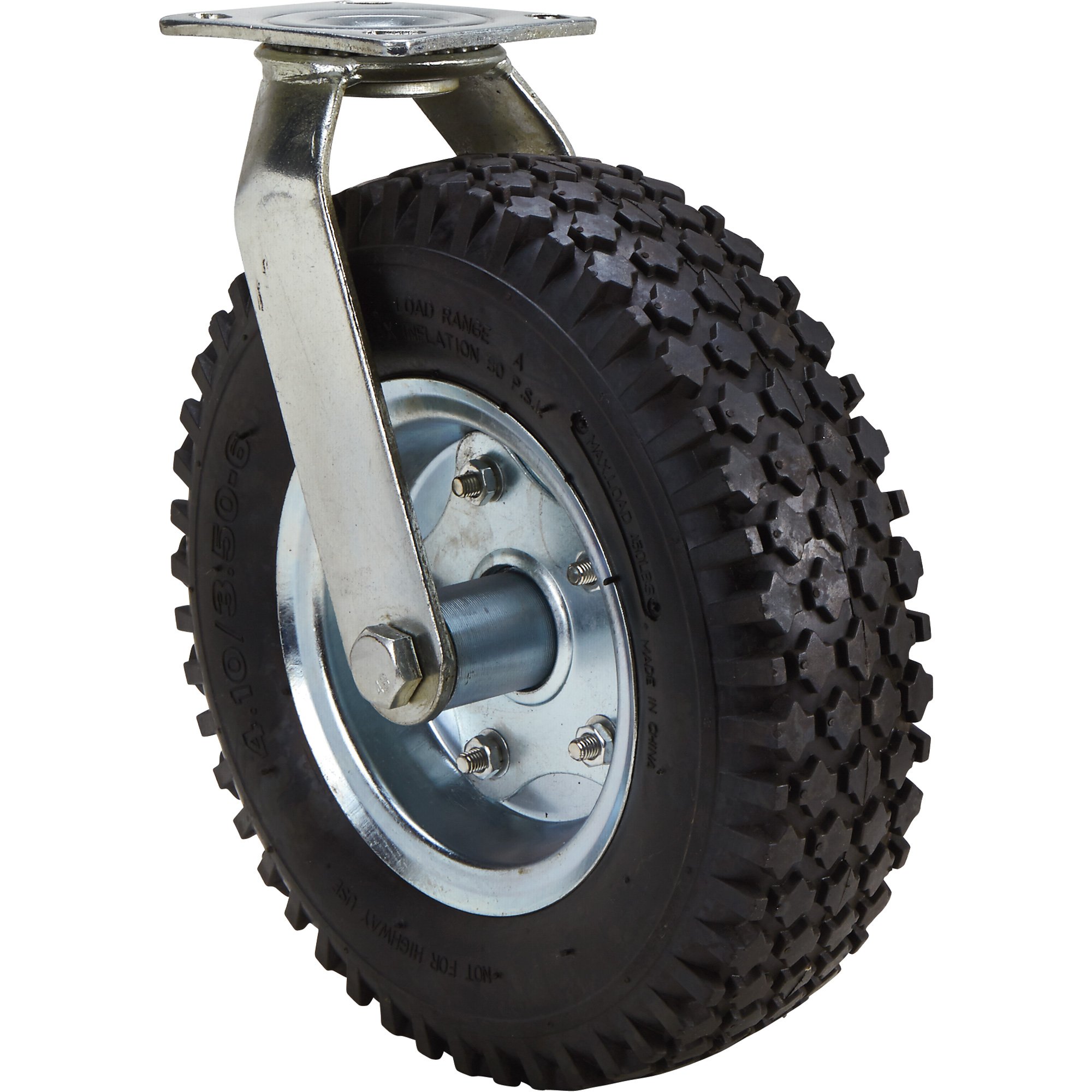 450-Lb. Capacity 12in. Swivel Pneumatic Caster | Northern Tool