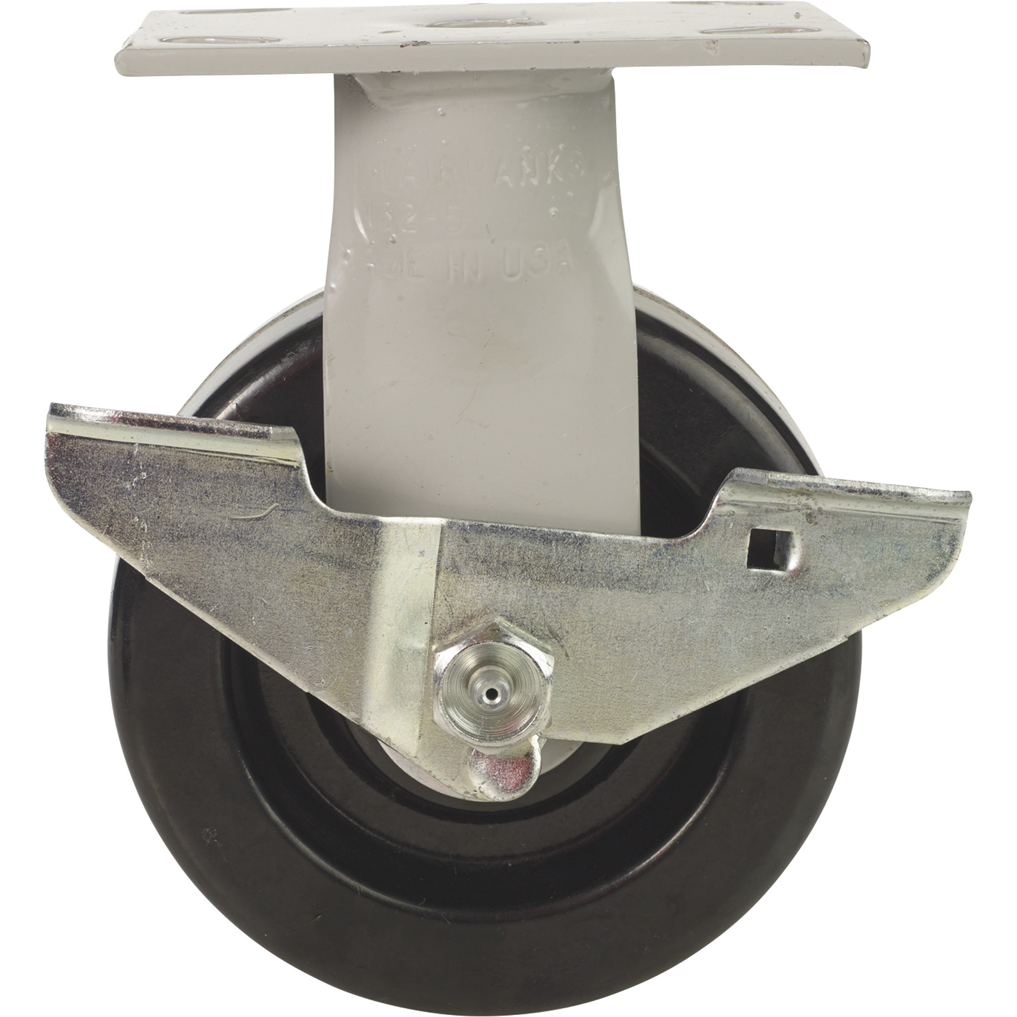 Fairbanks Rigid Double-Locking Caster — 5in., Model# 15223251702 ...