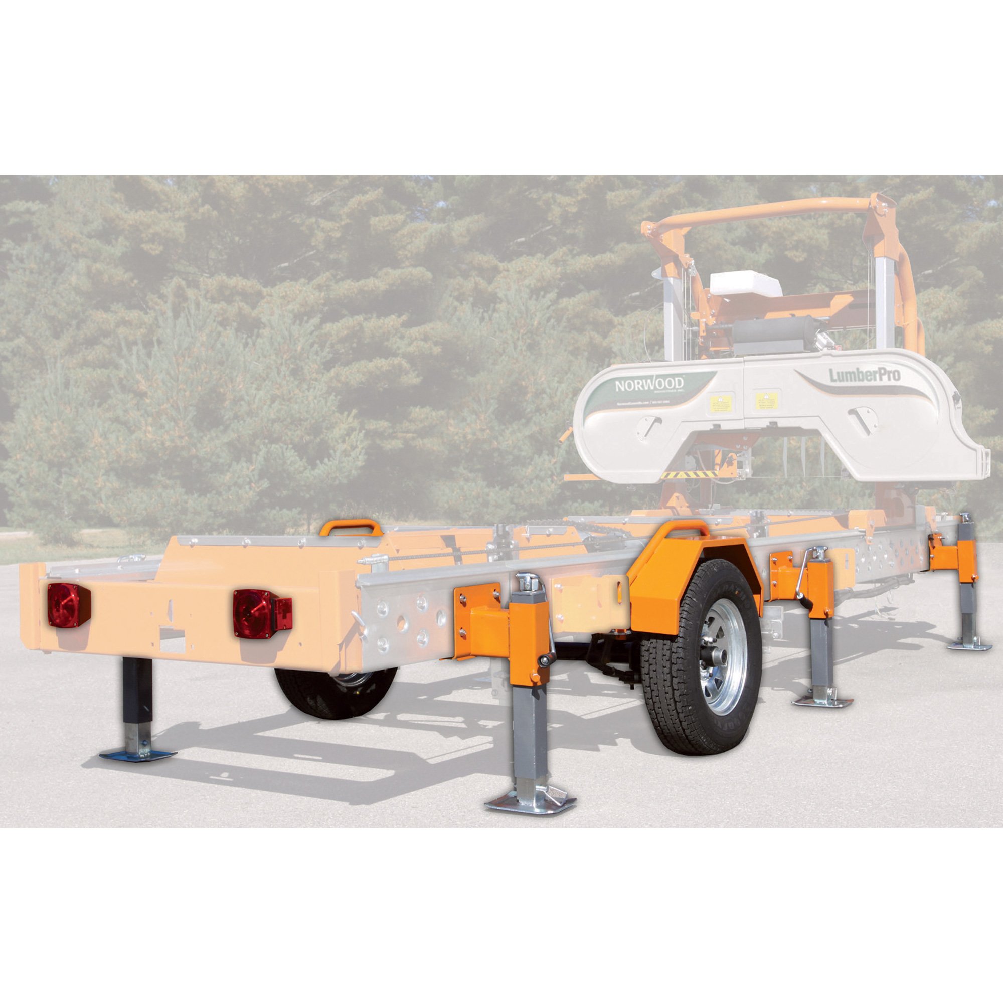 Norwood Trailer/Support Jack Package for LumberPro HD36V2 | Northern Tool