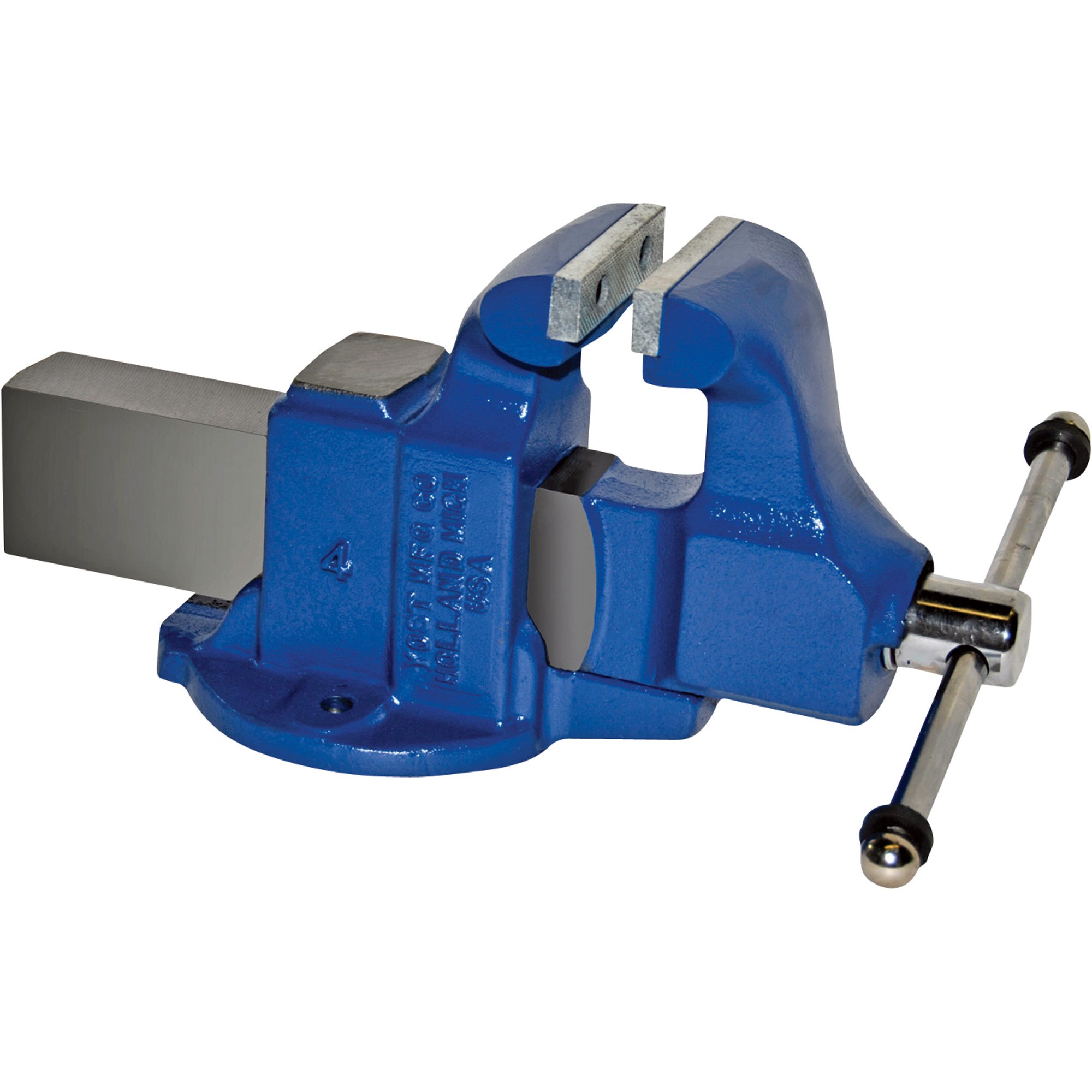 Yost Heavy-Duty Industrial Machinist Bench Vise — Stationary Base, 4in ...