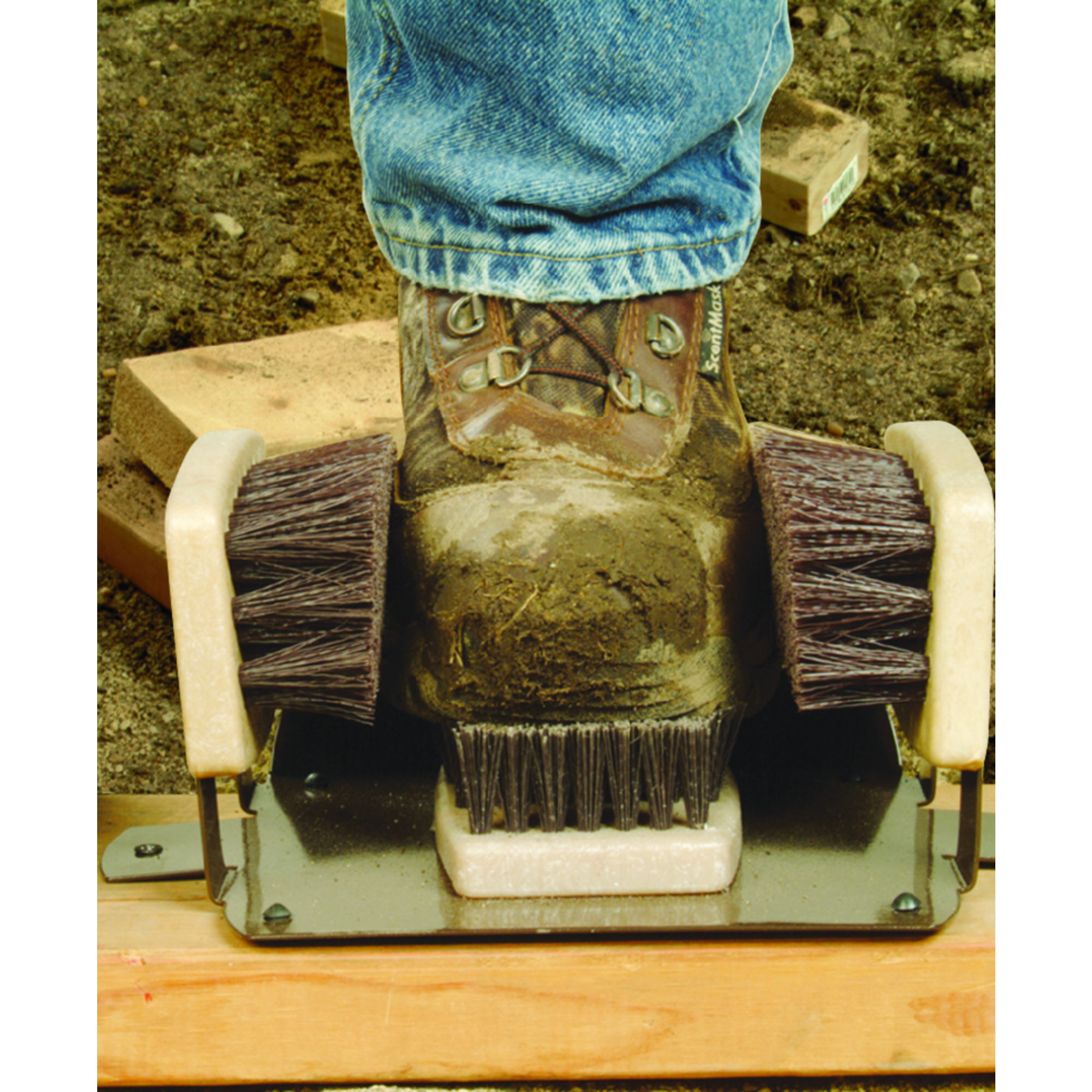 Mounted Boot Scraper and Shoe Brush, Model# BB2 | Northern Tool