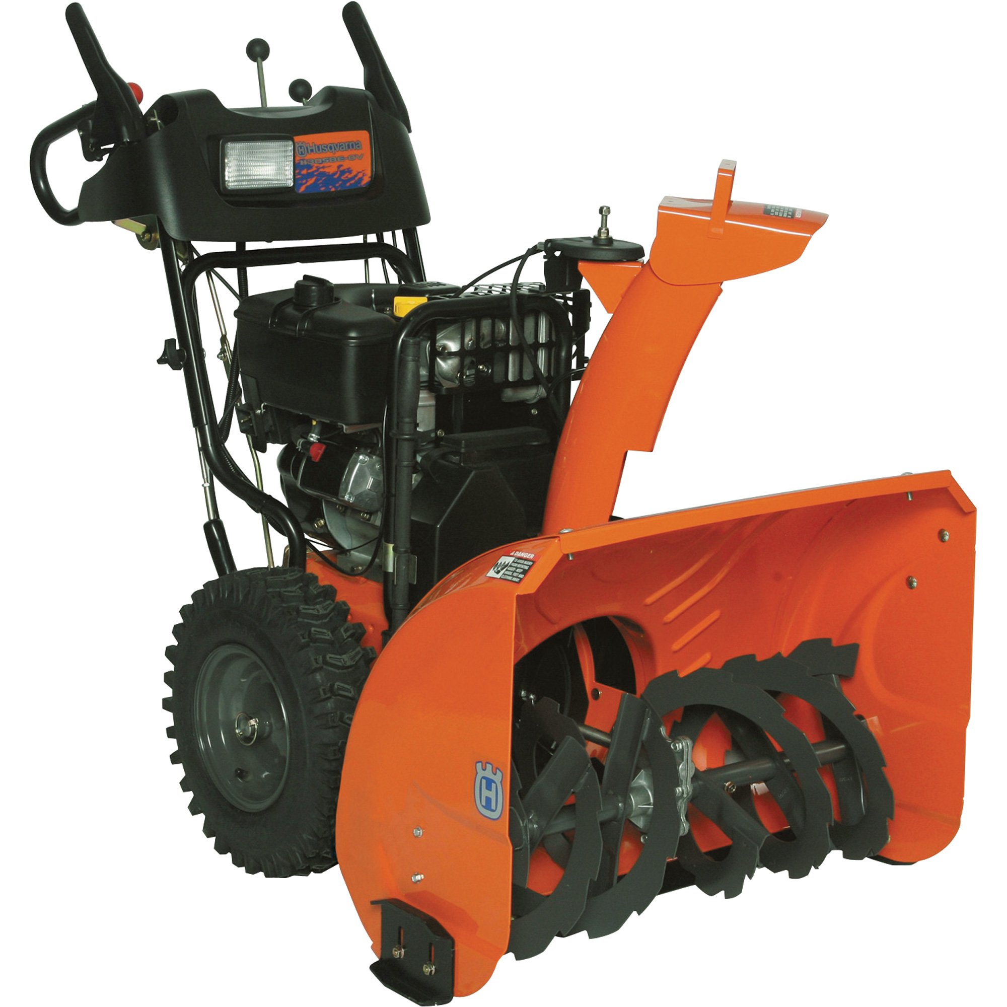 Husqvarna Dual Stage Snow Thrower — 208cc, 24in.W x 23in.H Intake ...