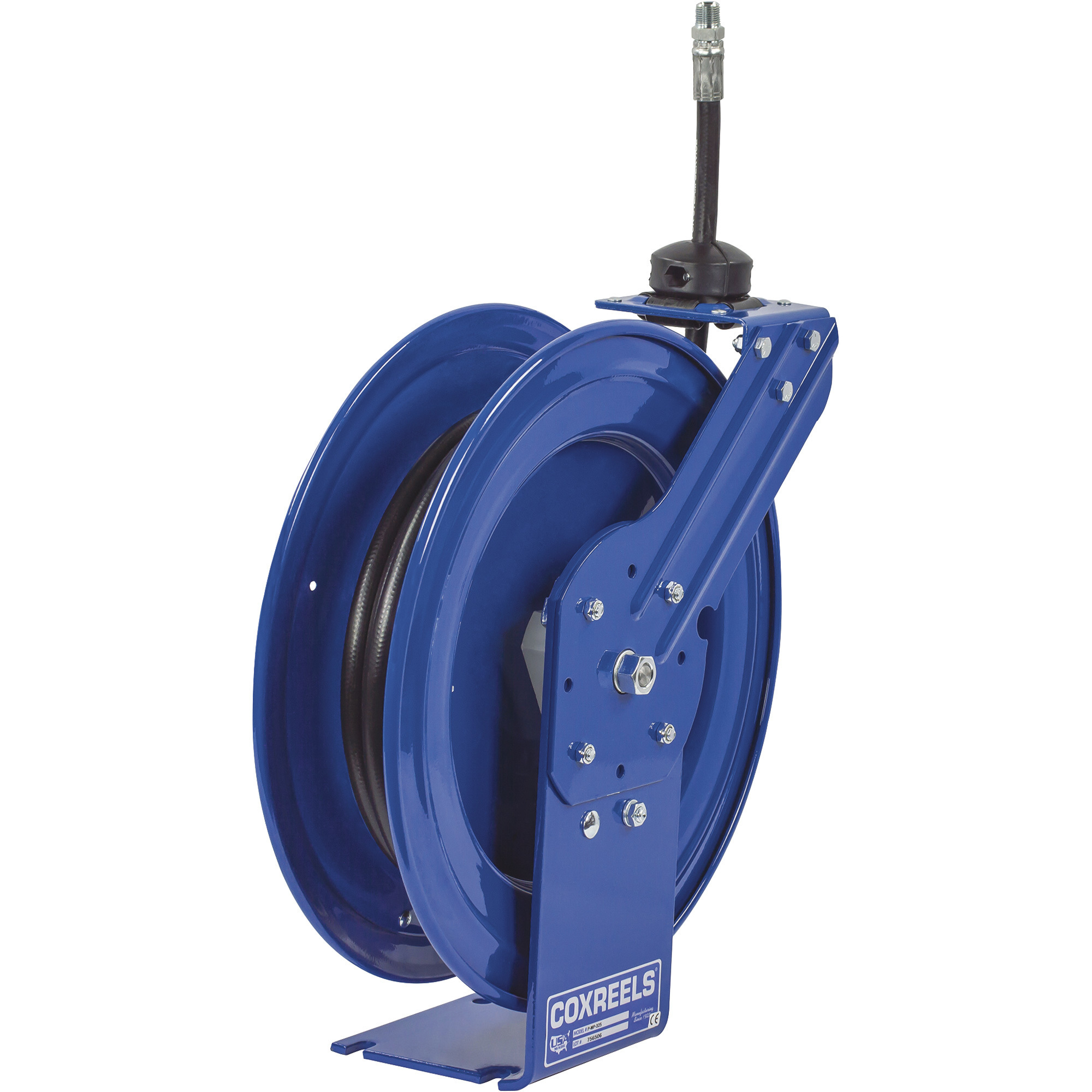 Coxreels Oil Hose Reel, 1/2in. x 25ft. Hose, 2,500 PSI, Model# P-MP-425 ...