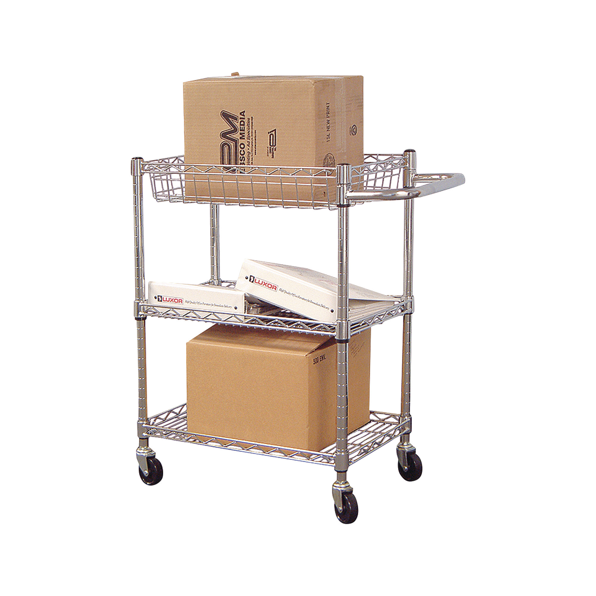Luxor Heavy-Duty Transport Cart, 300-Lb. Capacity, Model# LICWT2918 ...