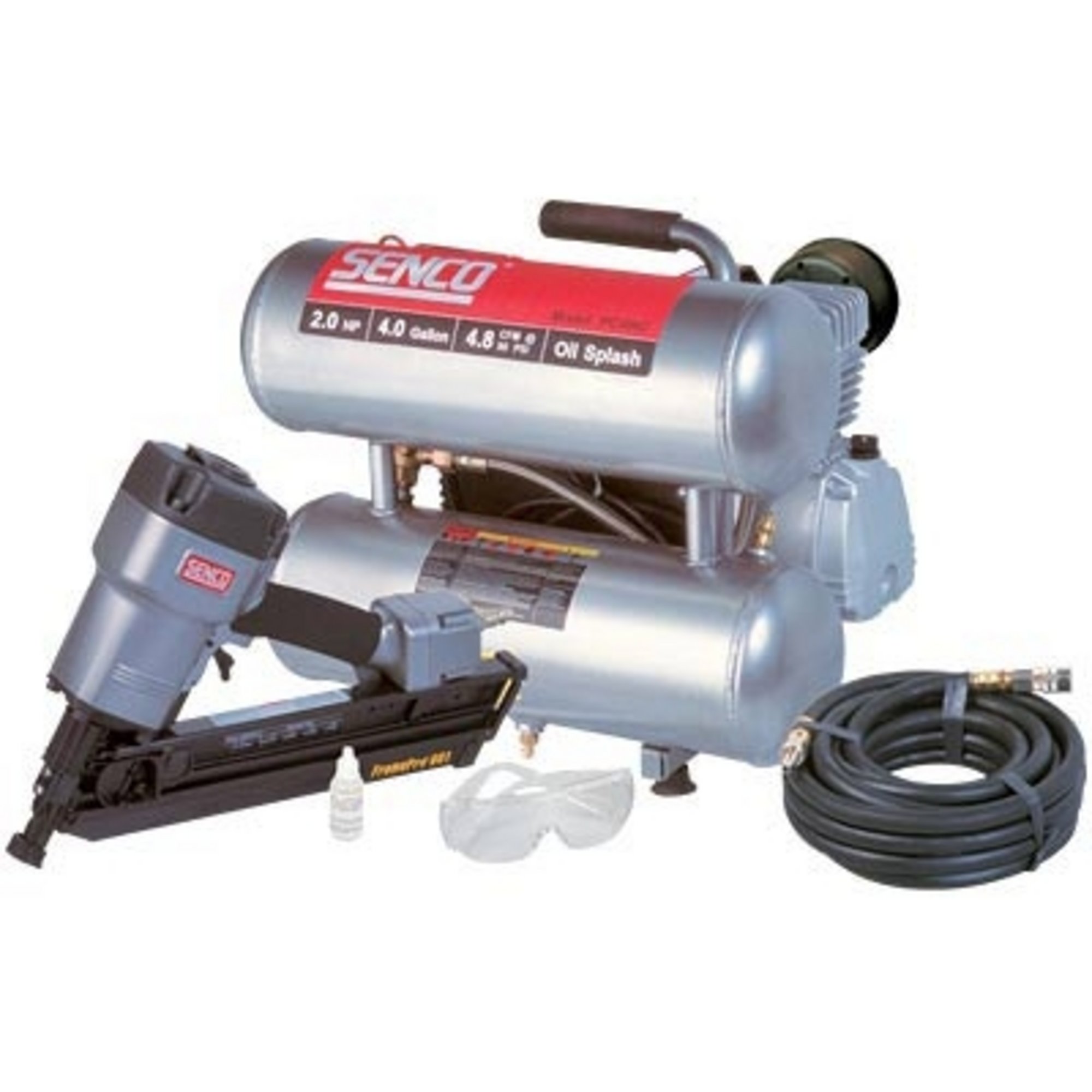 Senco FramePro Clipped Head Nailer/Compressor Kit, Model# PC0961 ...