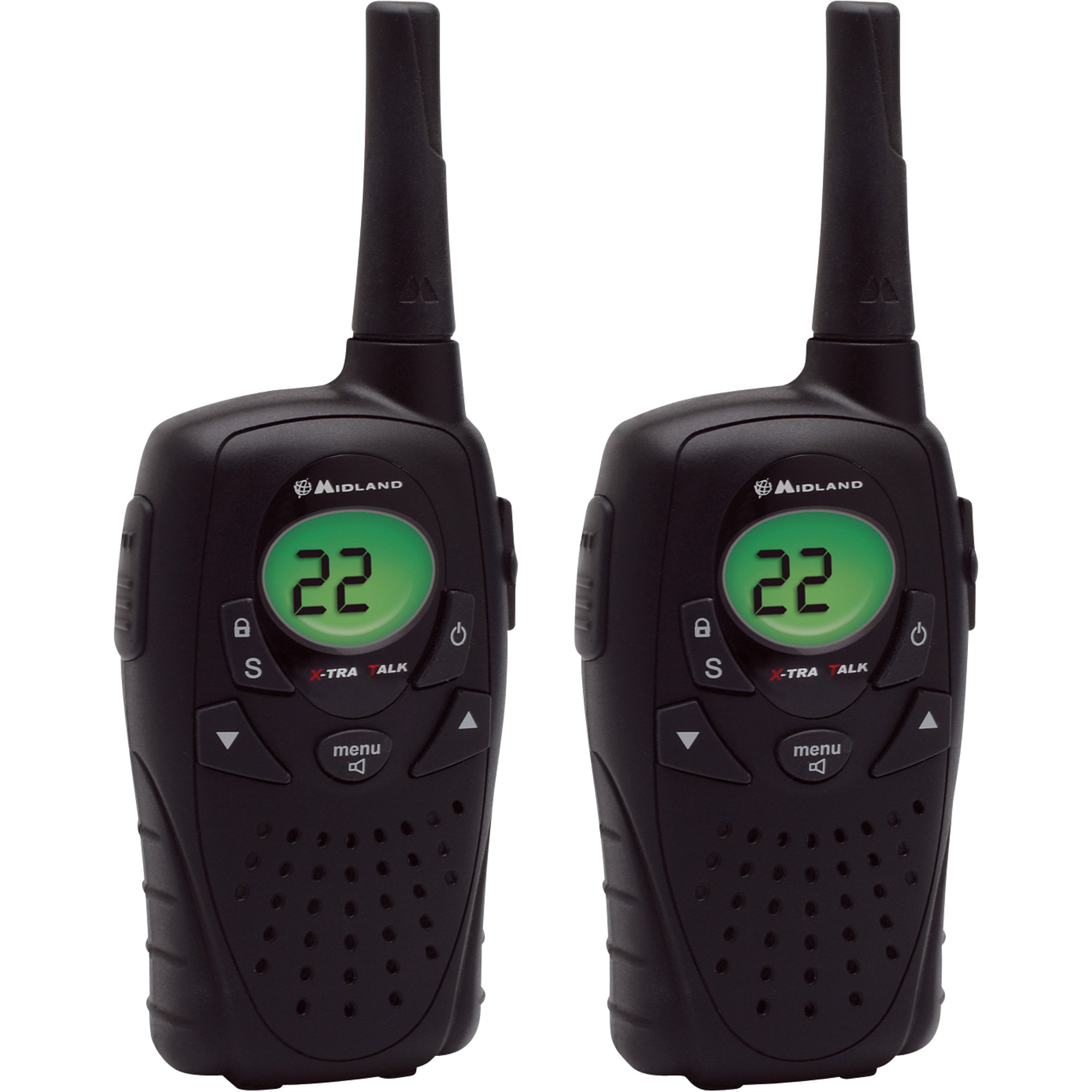Midland GMSR Handheld Radios – Pair, 10 Mile Range, Model# LXT300 ...