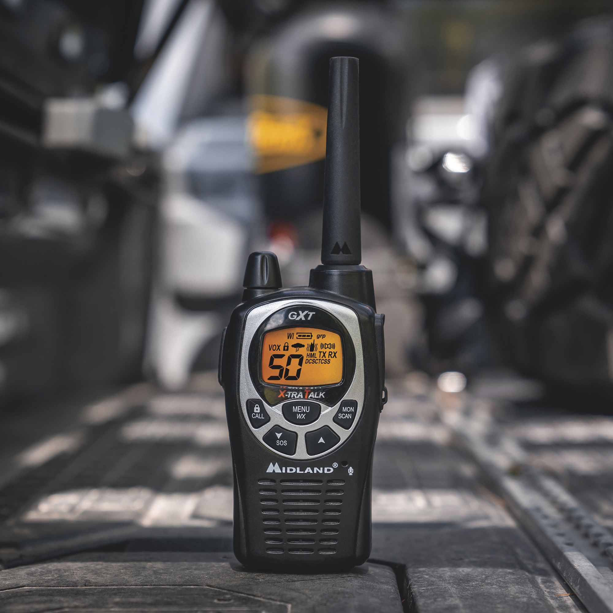 Midland Handheld GMRS Radios, Pair, 36-Mile Range, Waterproof, Model ...