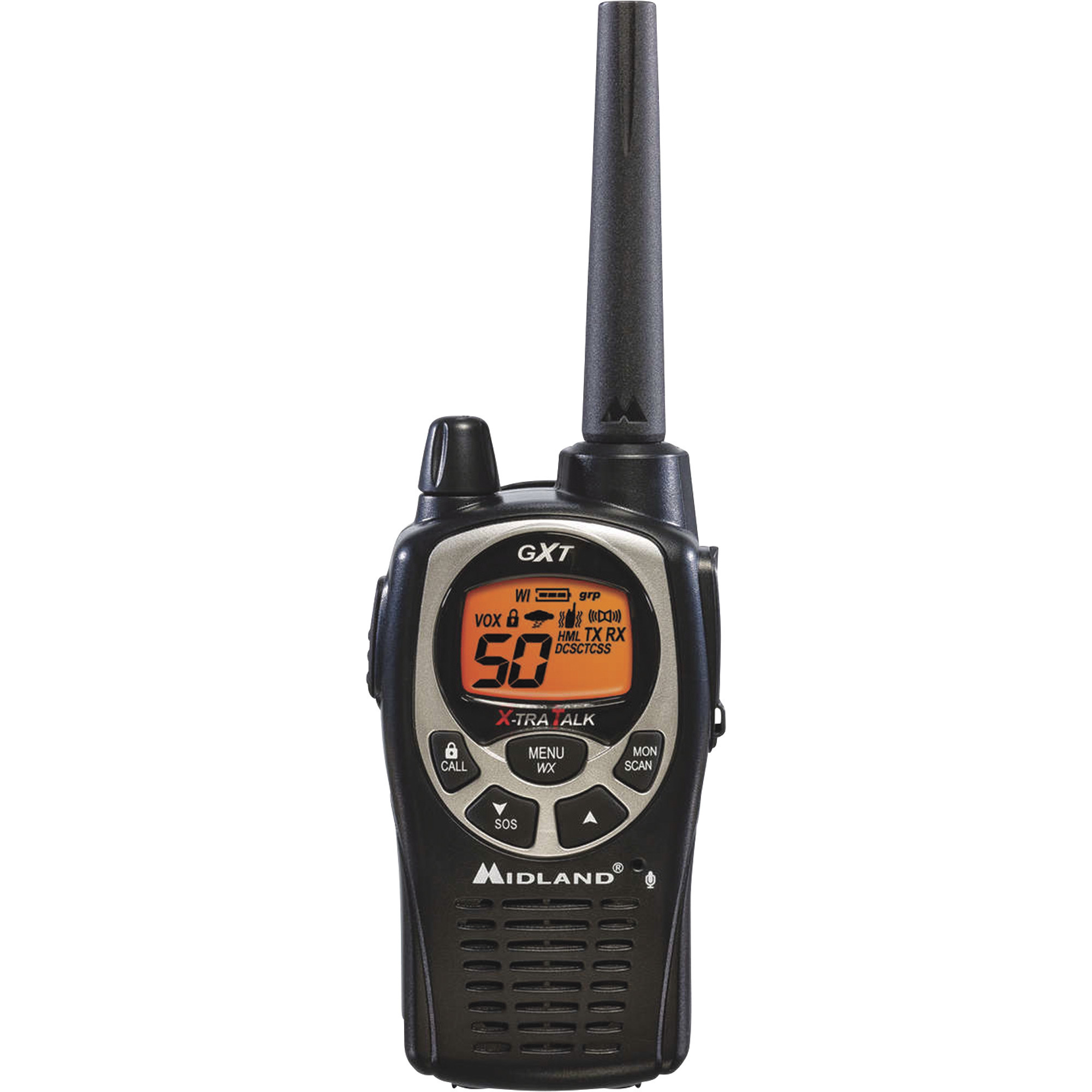 Midland Handheld GMRS Radios, Pair, 36-Mile Range, Waterproof, Model ...