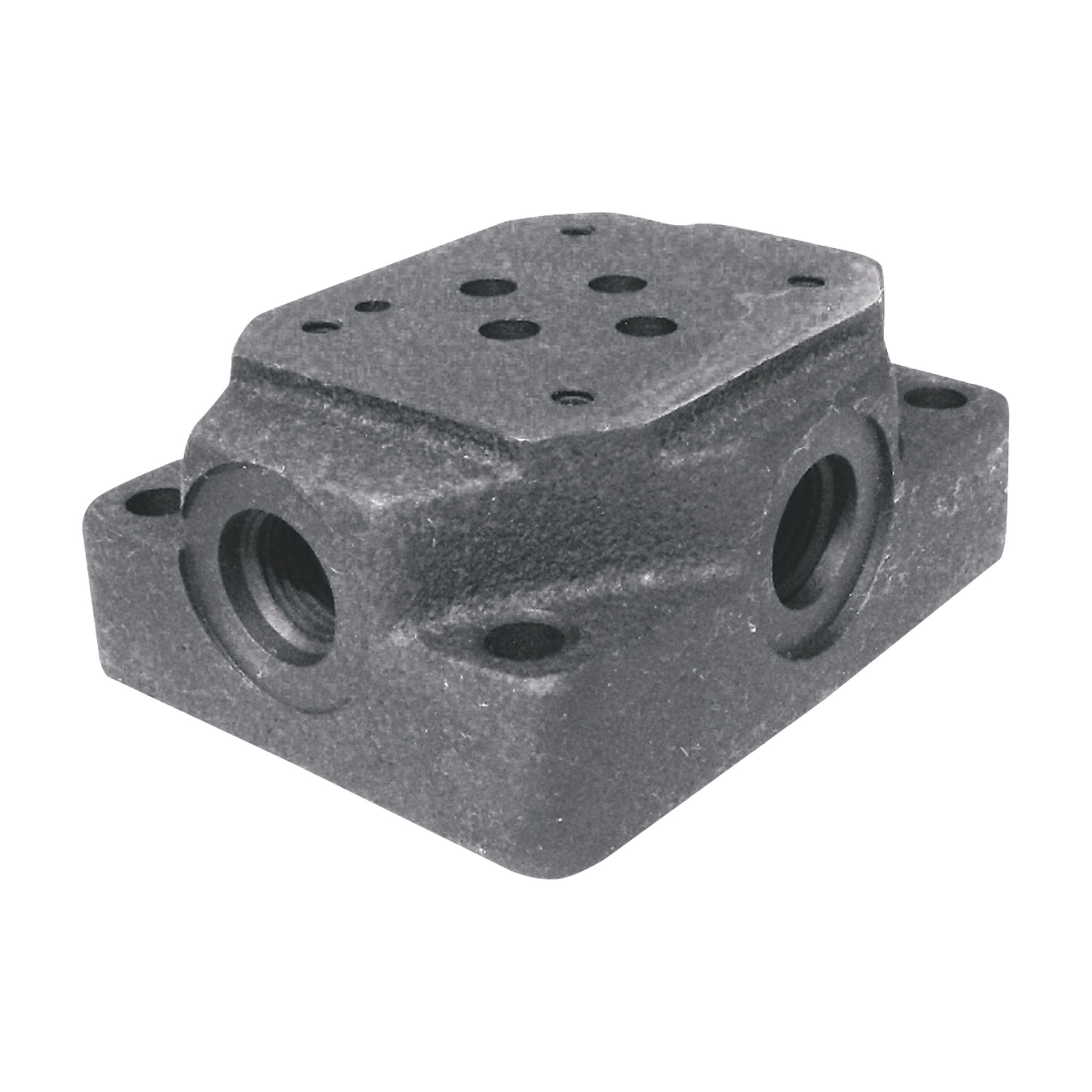 Northman Fluid Power Single-Station Subplate — NFPA D03 Pattern, 1/4in ...