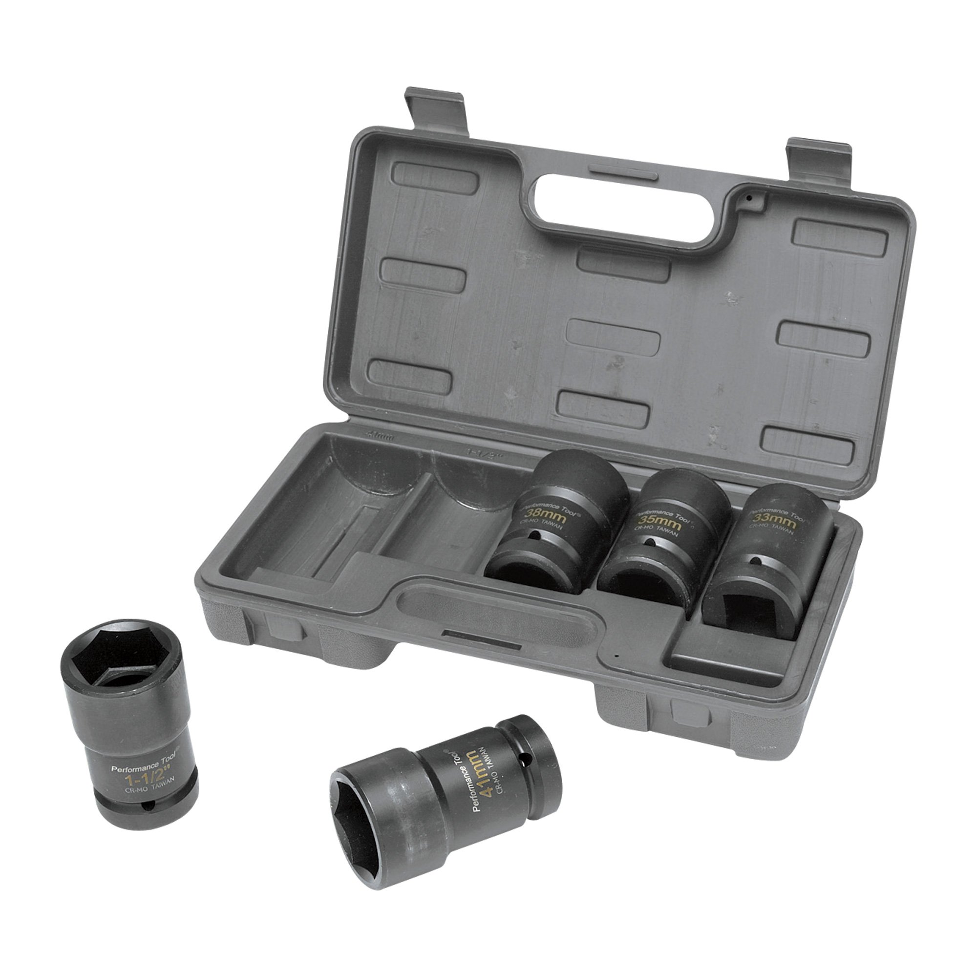 Performance Tool Budd Wheel Sockets — 5-Pc. Set, 1in. Drive, Model ...