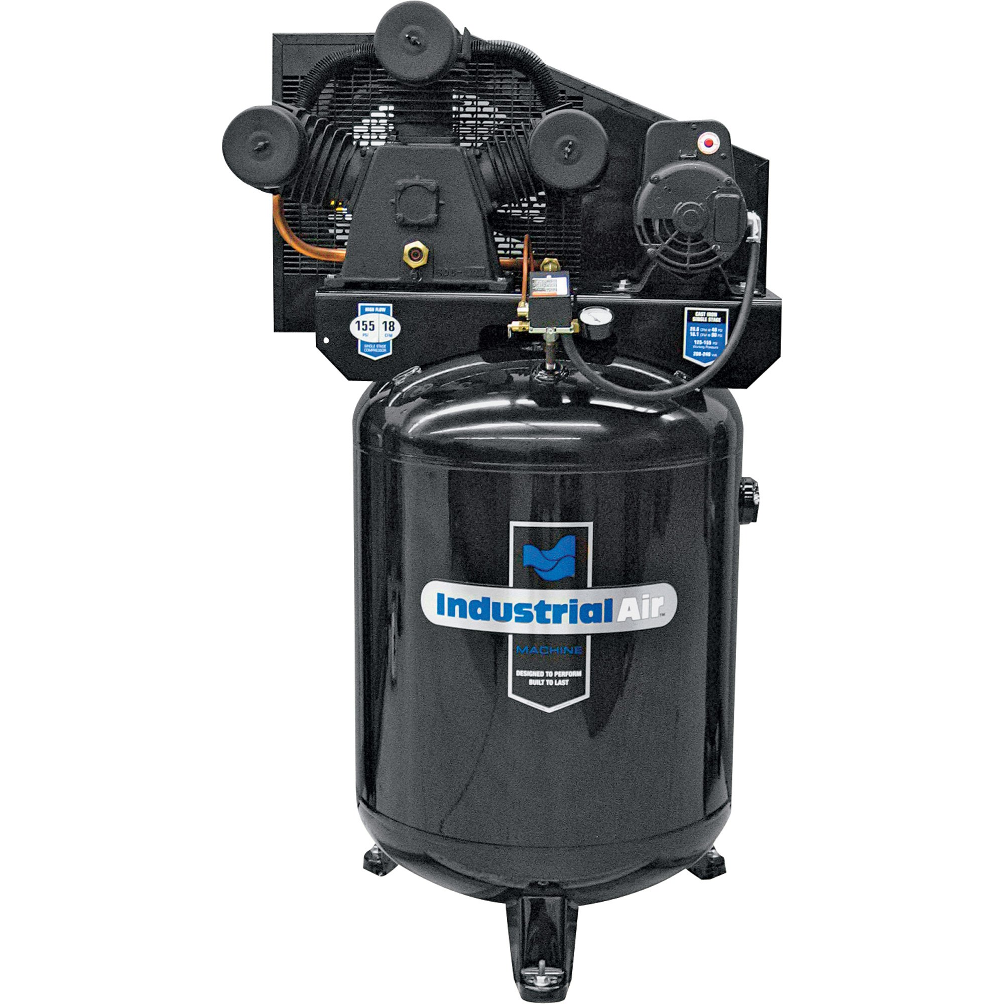 Industrial Air Super Hi-Flo Single-Stage Air Compressor — 60-Gallon ...