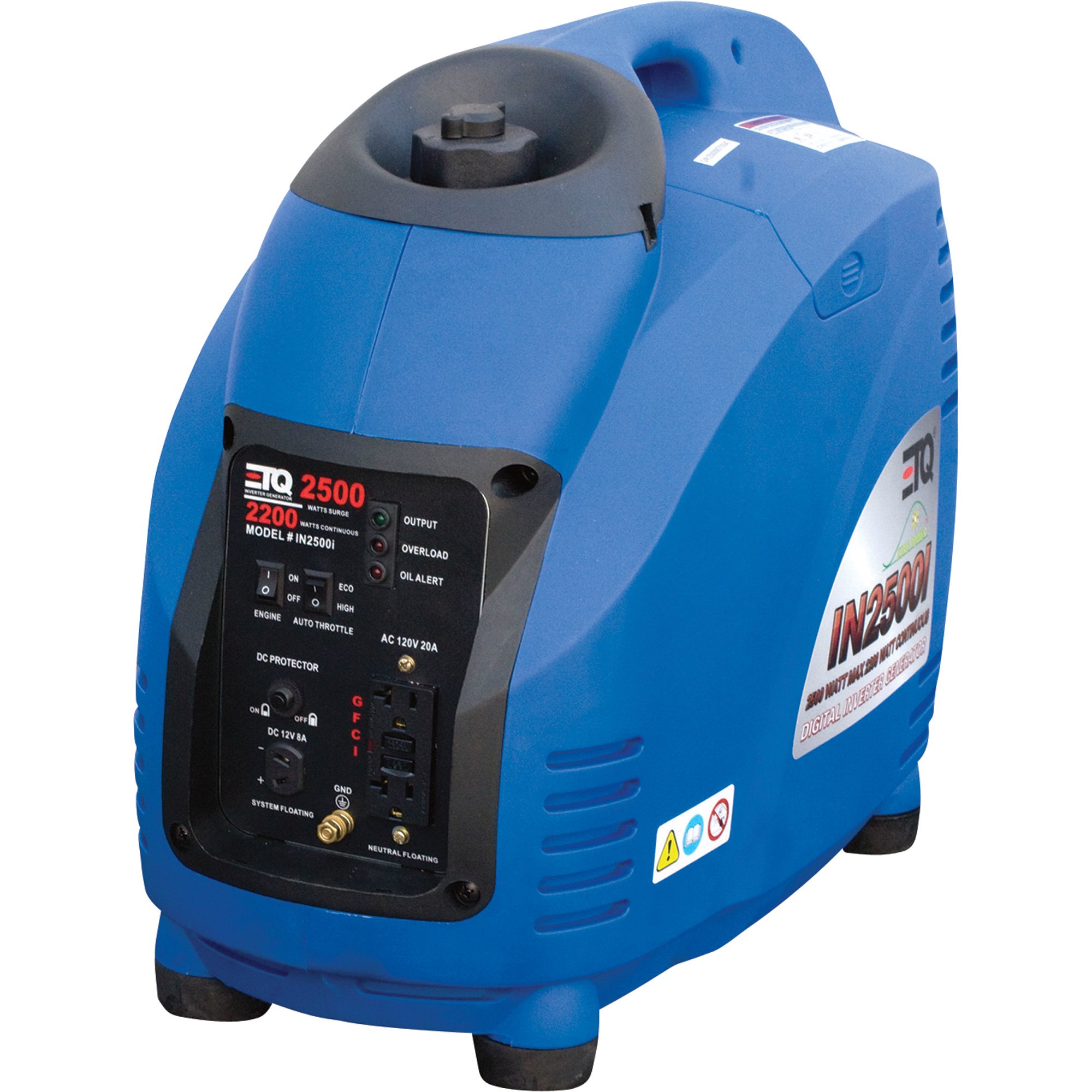 ETQ Digital Inverter — 2500 Surge Watts, 2200 Rated Watts, Model ...