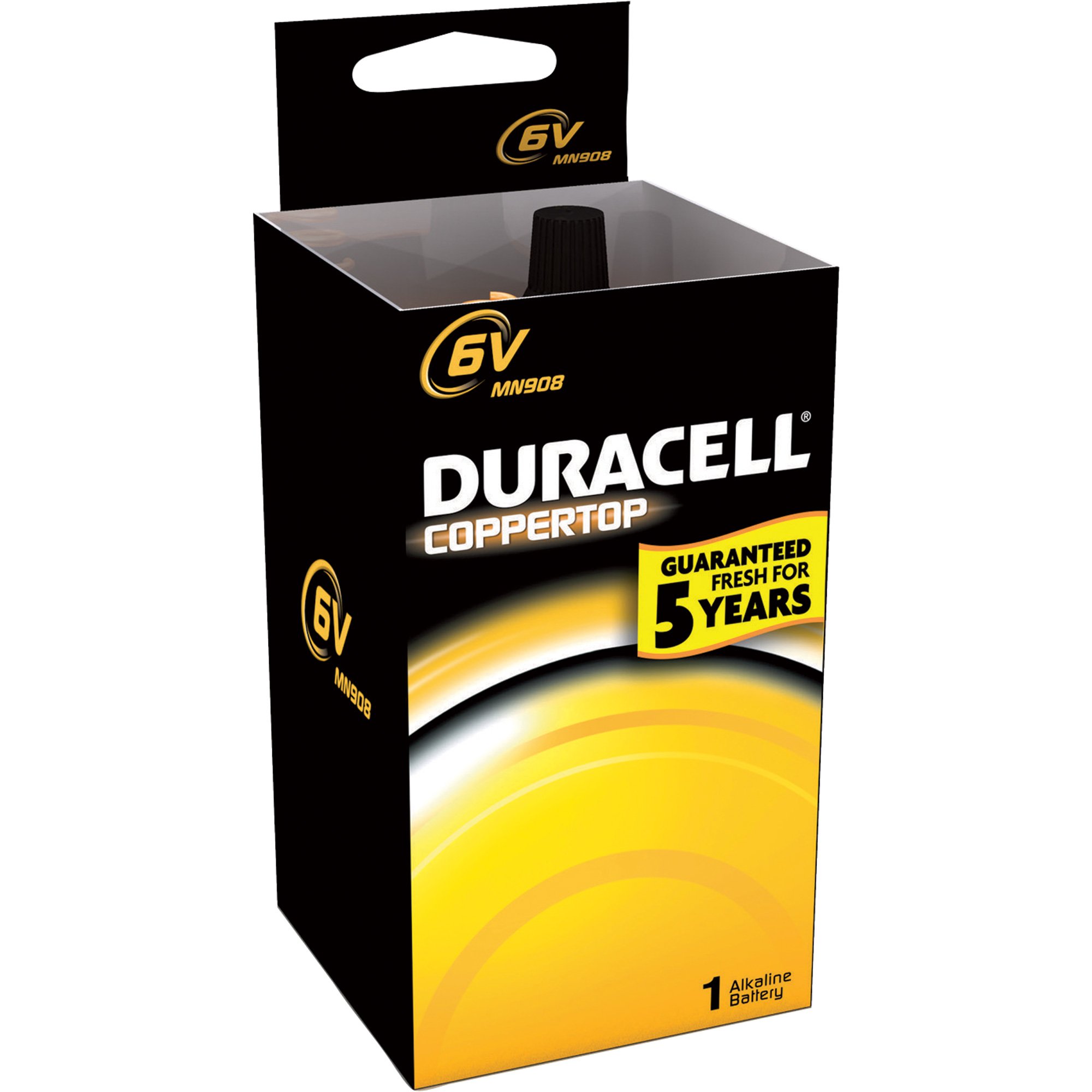 Duracell Coppertop Battery — 6 Volt, Single-Pk., Model# MN908 ...