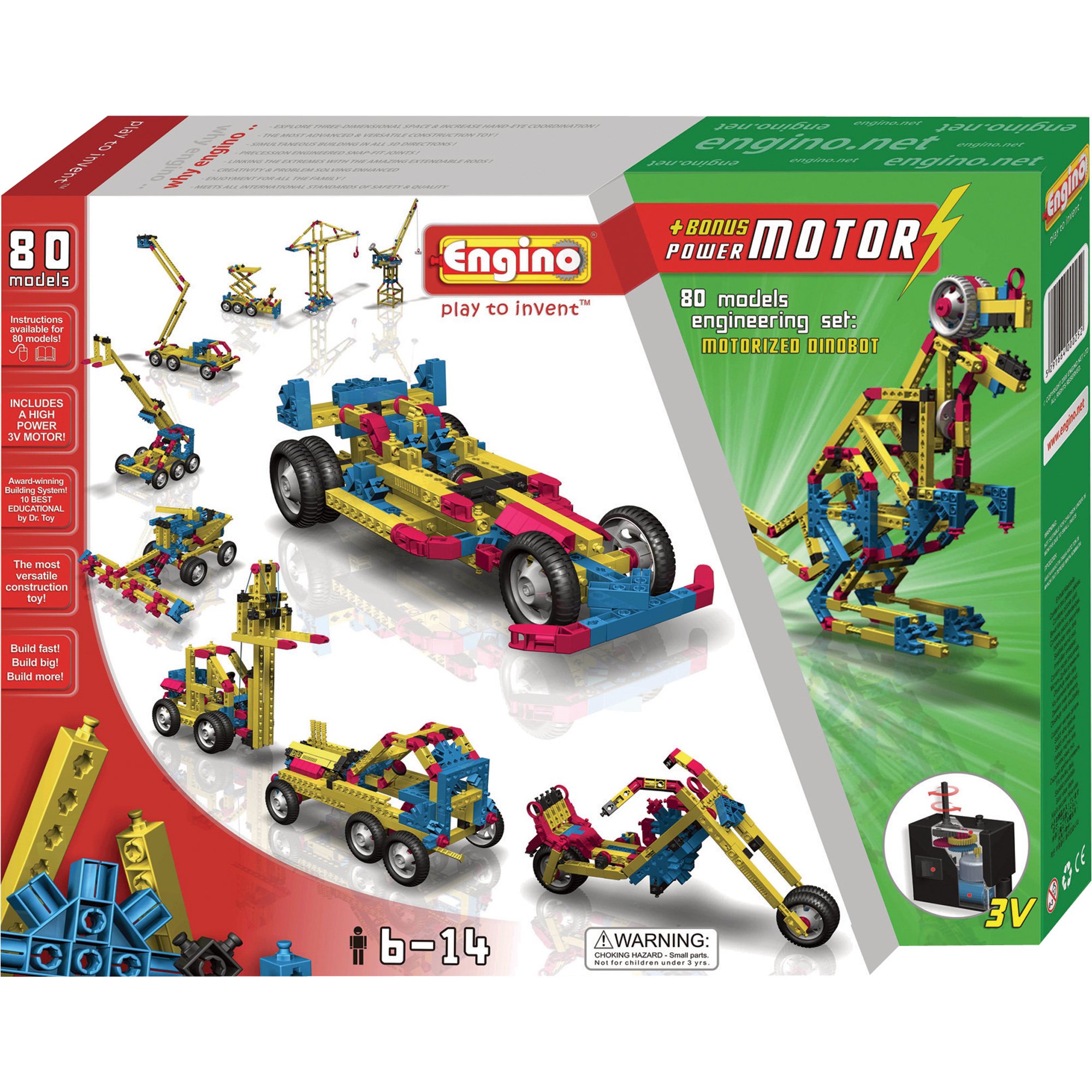 Engino 80 Model Set with 3 Volt Motor | Northern Tool