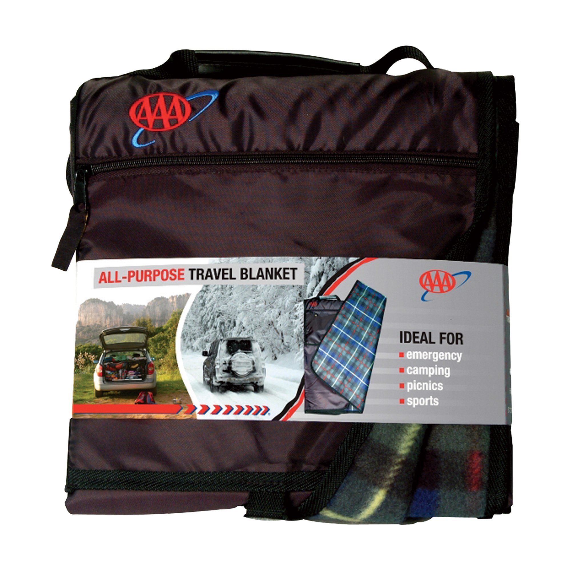 AAA All-Purpose Travel Blanket — 58\"L x 48\"W, Model# 4014AAA ...