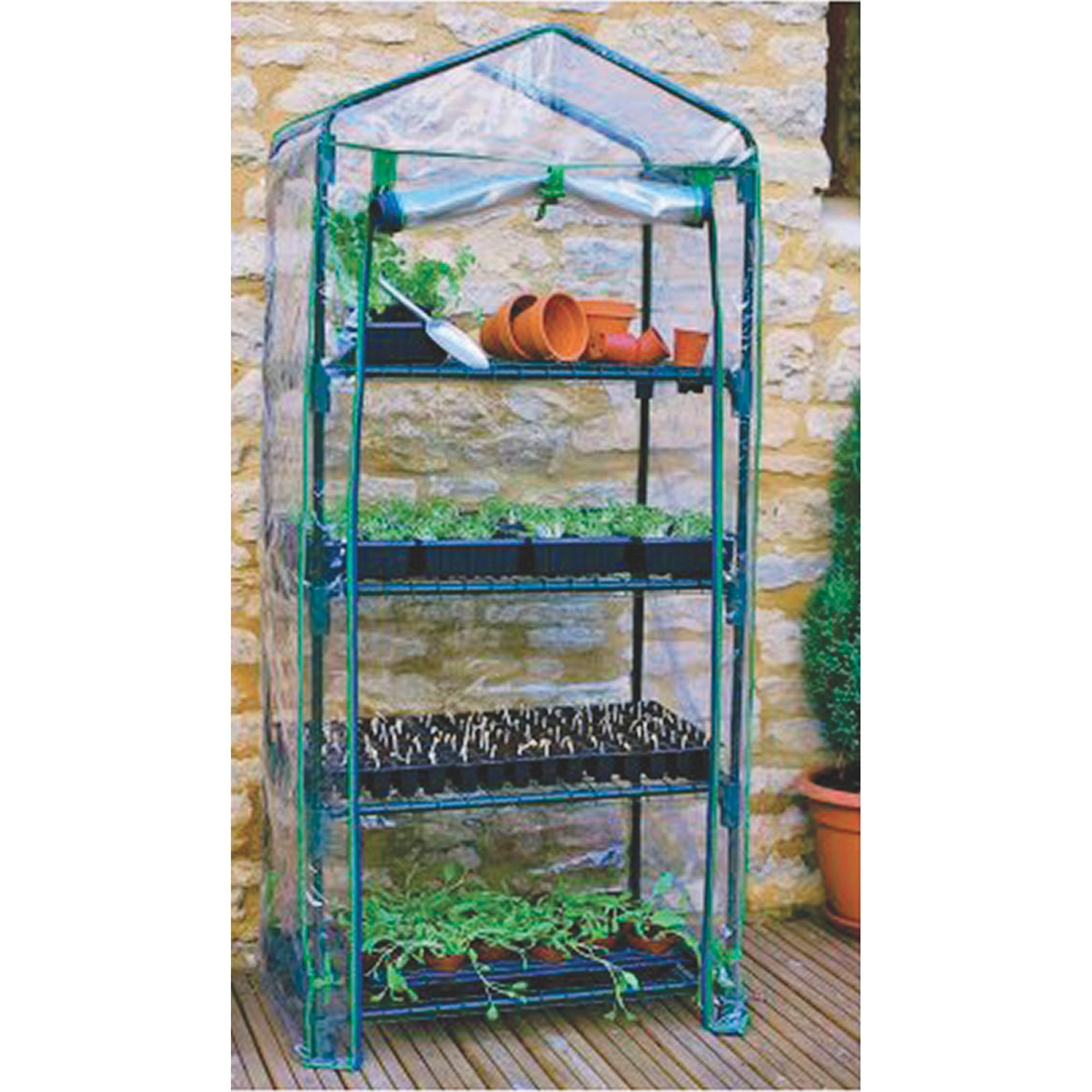 4-Tier Mini Greenhouse, Model# 7 1650400130 5 | Northern Tool