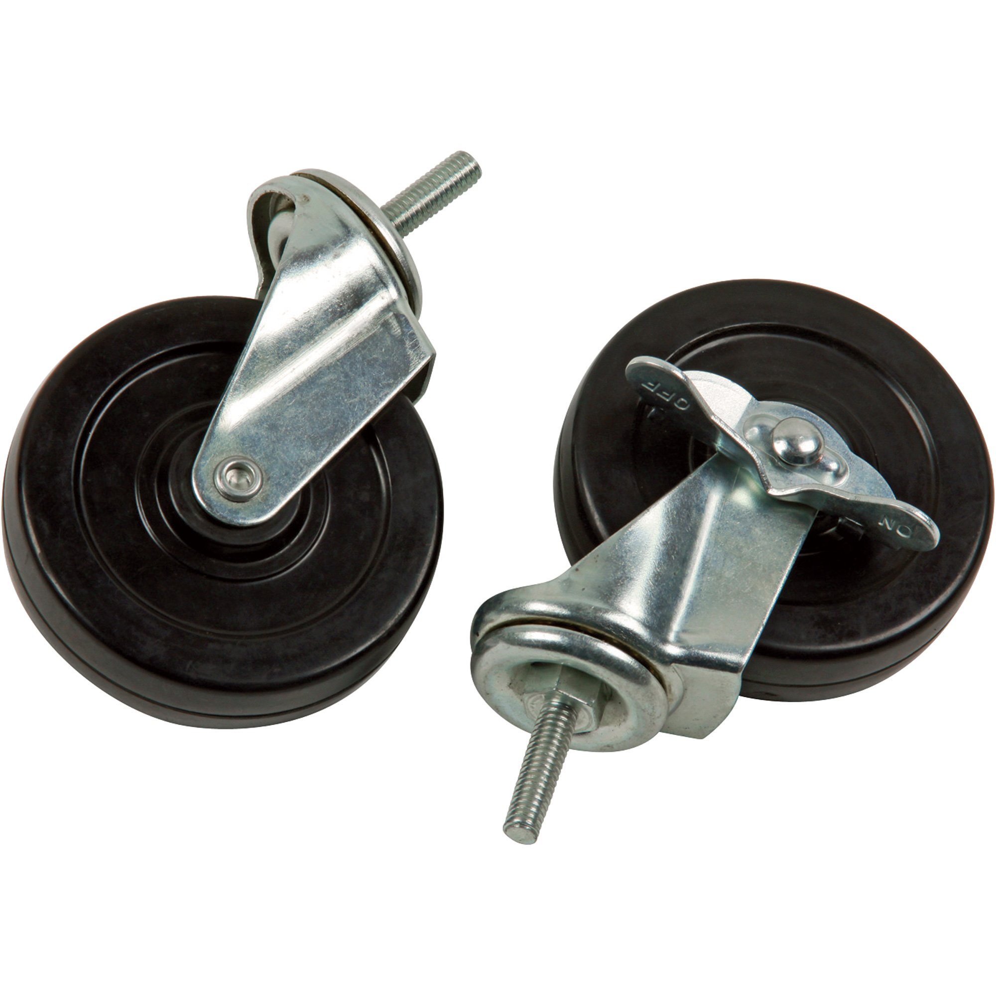 Quantum Casters for Wire Shelf Units — 4-Pk., Model# NT-5 | Northern Tool