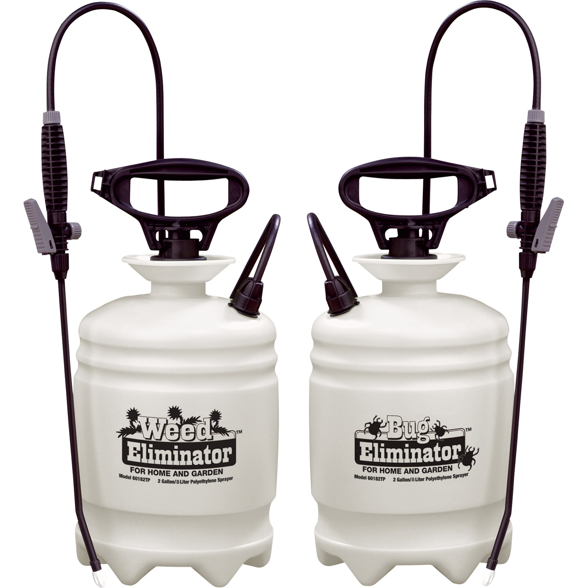 Hudson Twin-Pack of Weed & Bug Eliminator Portable Sprayers — 2-Gallon ...
