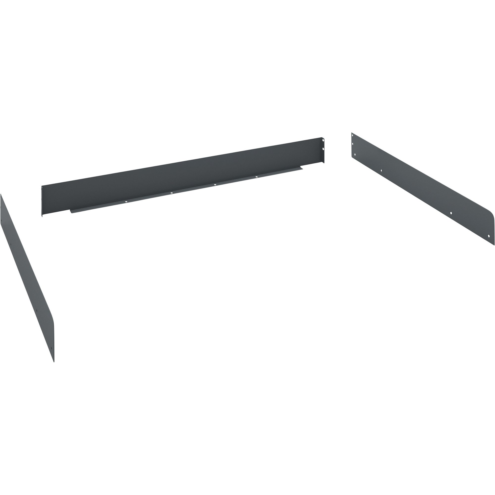 Tennsco 72in. x 30in. Workbench Side/Backstop Rail, Medium Gray, Model ...