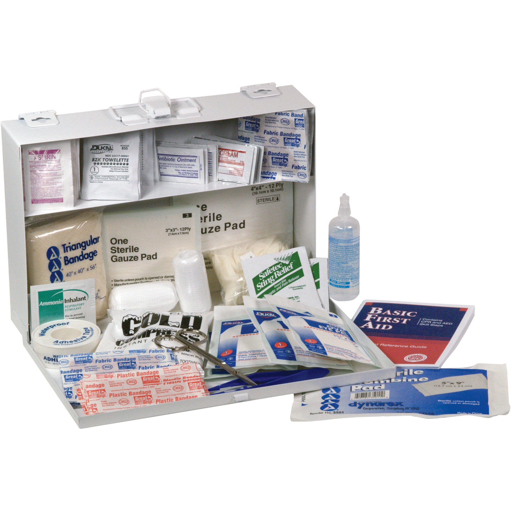 Medique 25-Person First Aid Kit — Plastic Case, Model# 740P25P ...