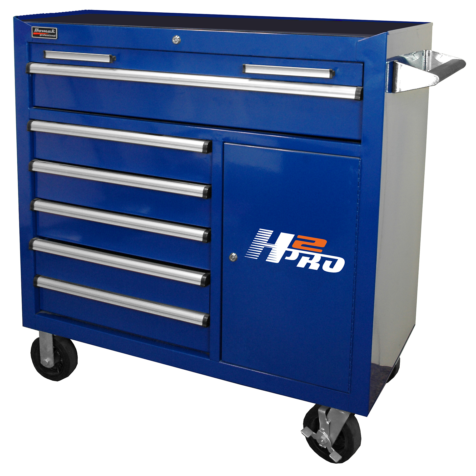 Homak H2PRO Series 41in. 6-Drawer Roller Tool Cabinet with 2 ...