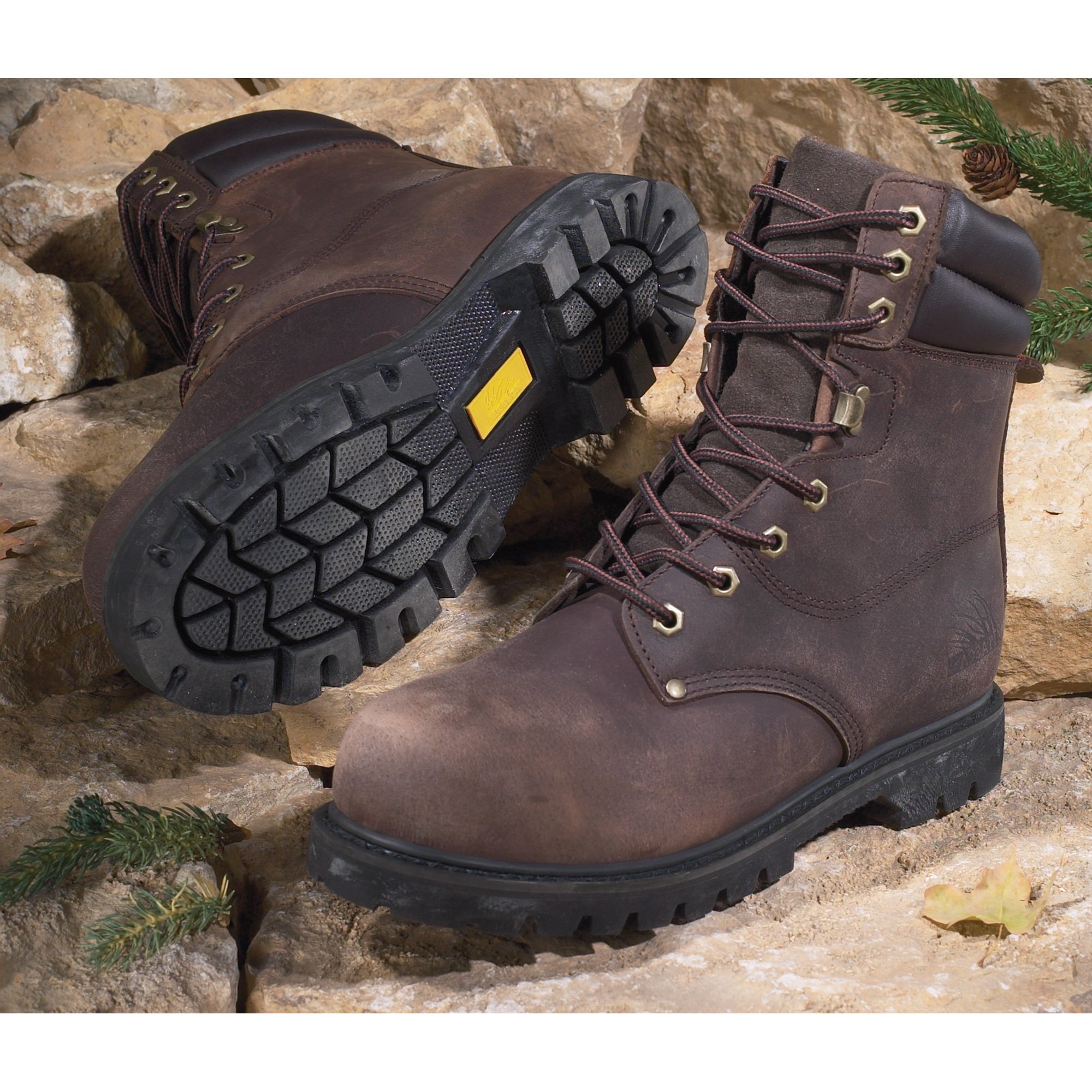 Itasca Force 10 8in. Boot — Steel Toe, Size 9 1/2, Model# 509020 ...