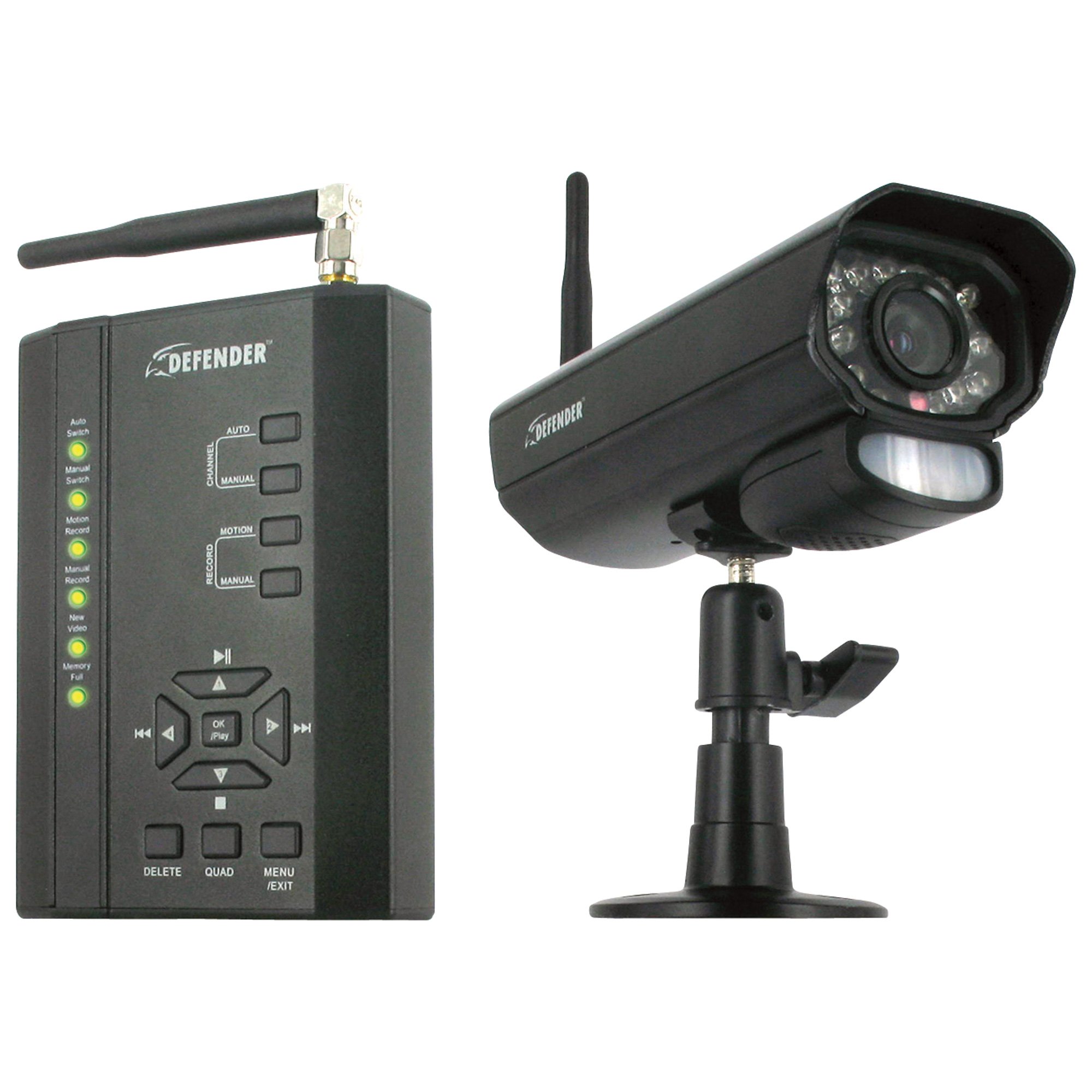 Defender Wireless Surveillance System — With Receiver, Model# PX301-012 ...