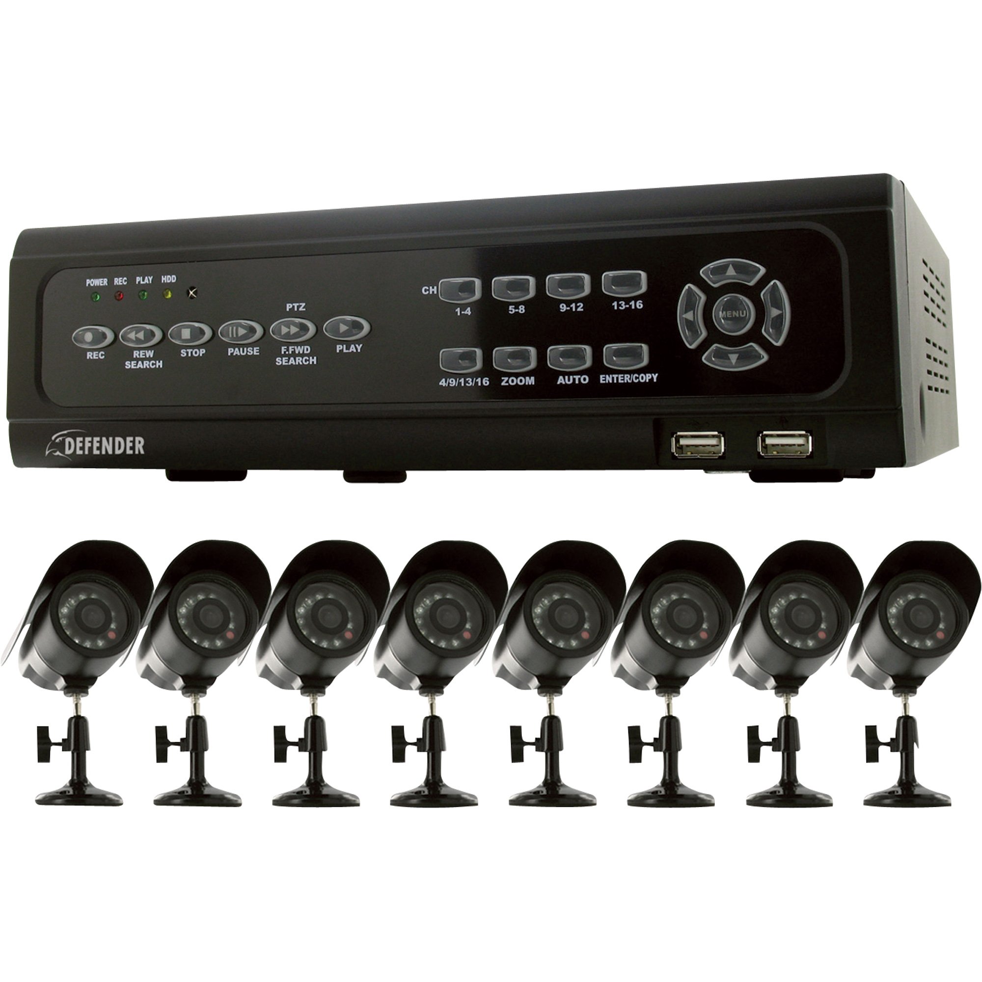 Defender 8-Camera Surveillance System, Model# SN501-16CH-007 | Northern ...