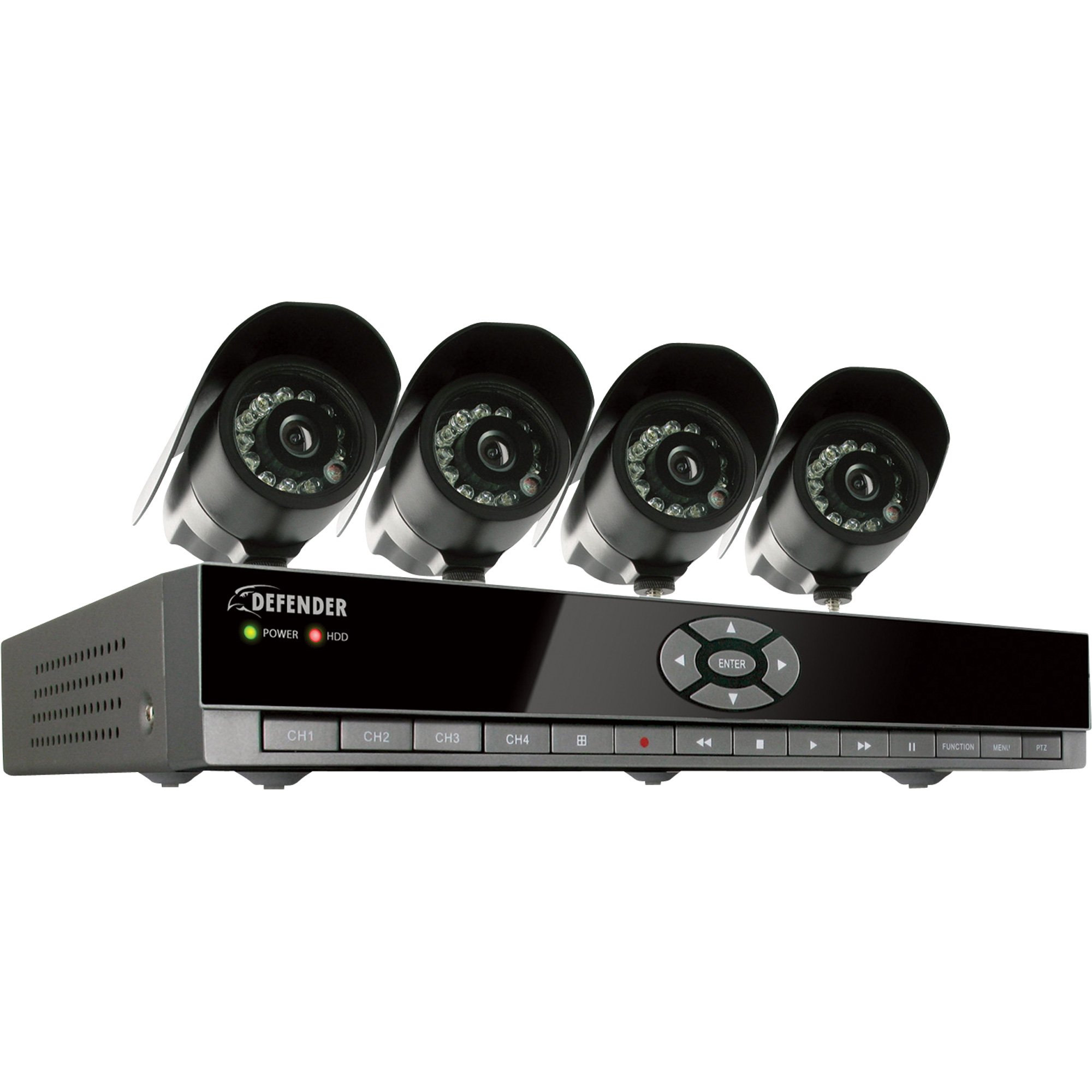 Defender 4-Camera Surveillance System, Model# SN502-4CH-002 | Northern Tool