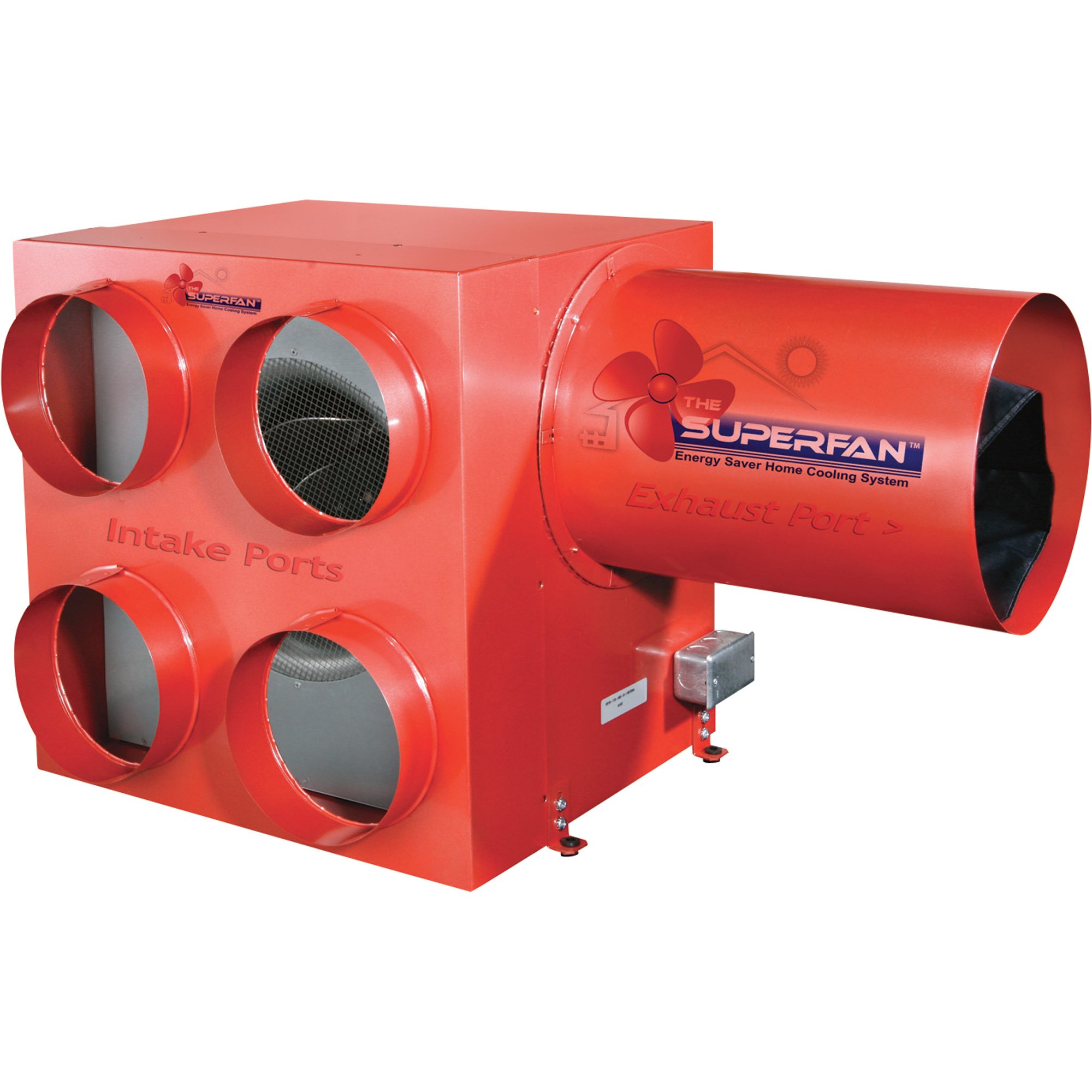 R.E. Williams Superfan Inline Whole House Fan — 2500 CFM, Model ...