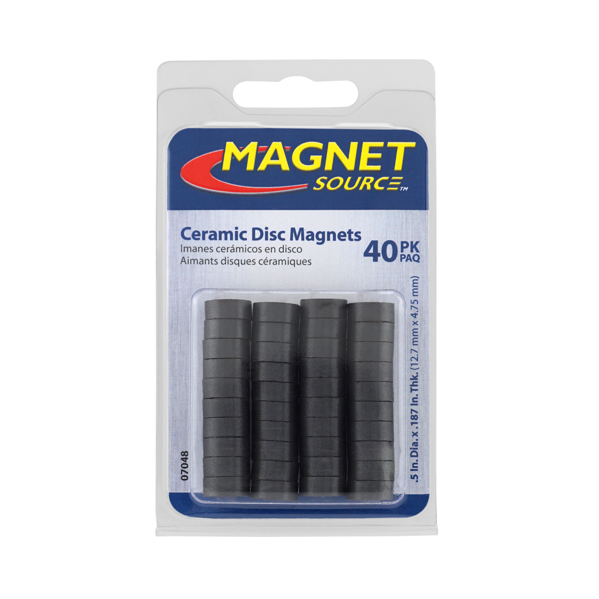 Master Magnetics Ceramic Disc Magnet Value Pack — 40-Pc. Set, Model ...