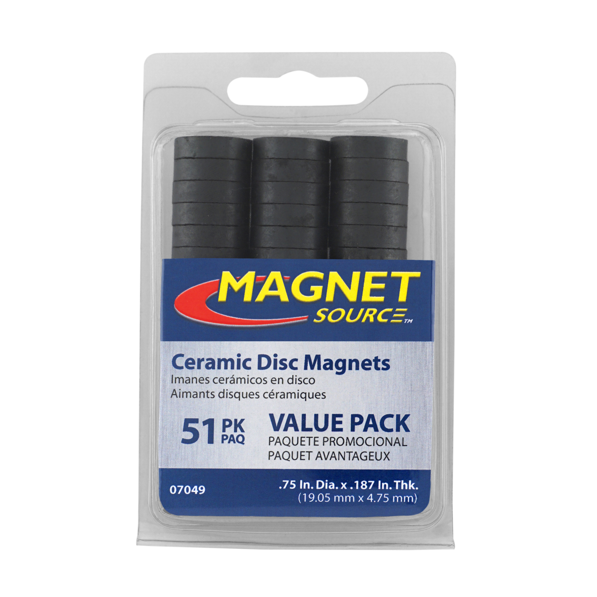 Master Magnetics Ceramic Disc Magnet Value Pack — 51-Pc. Set, Model ...