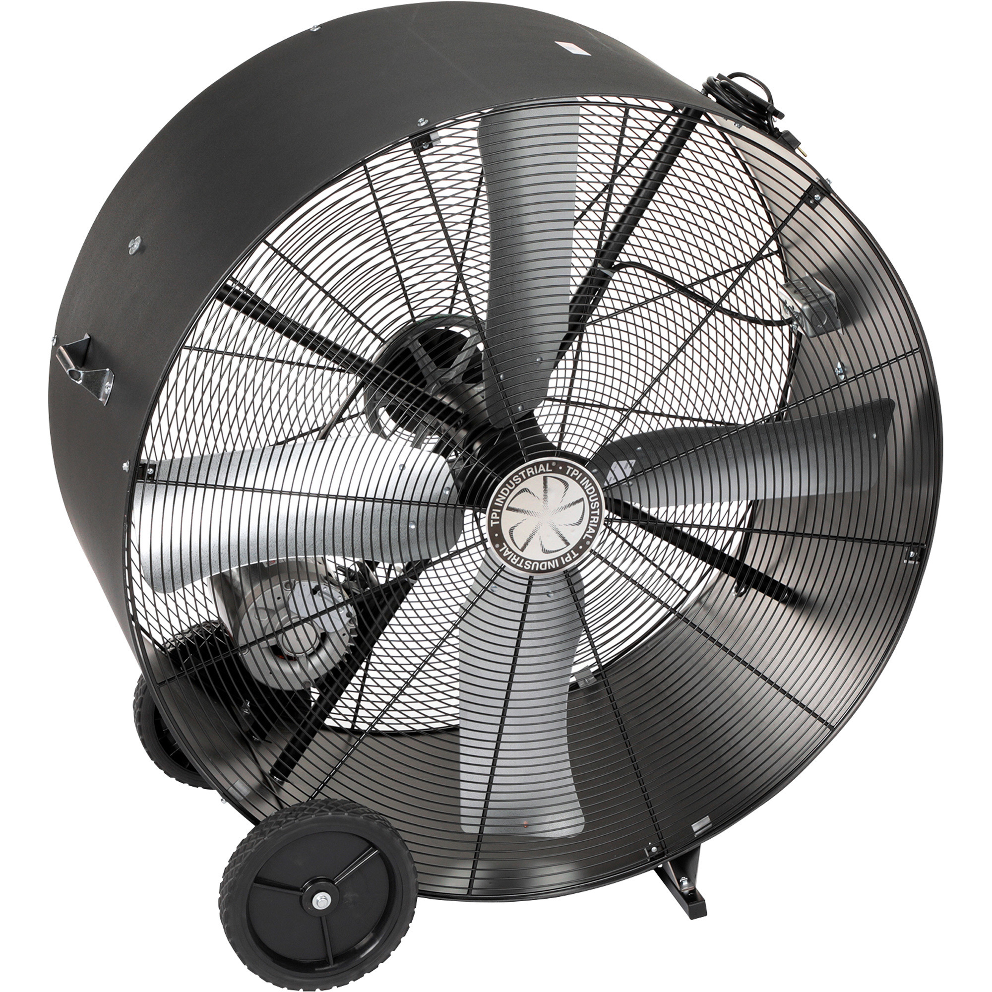 TPI Industrial Belt Drive Drum Fan - 42in. Dia., 3/4 HP Baldor Motor ...