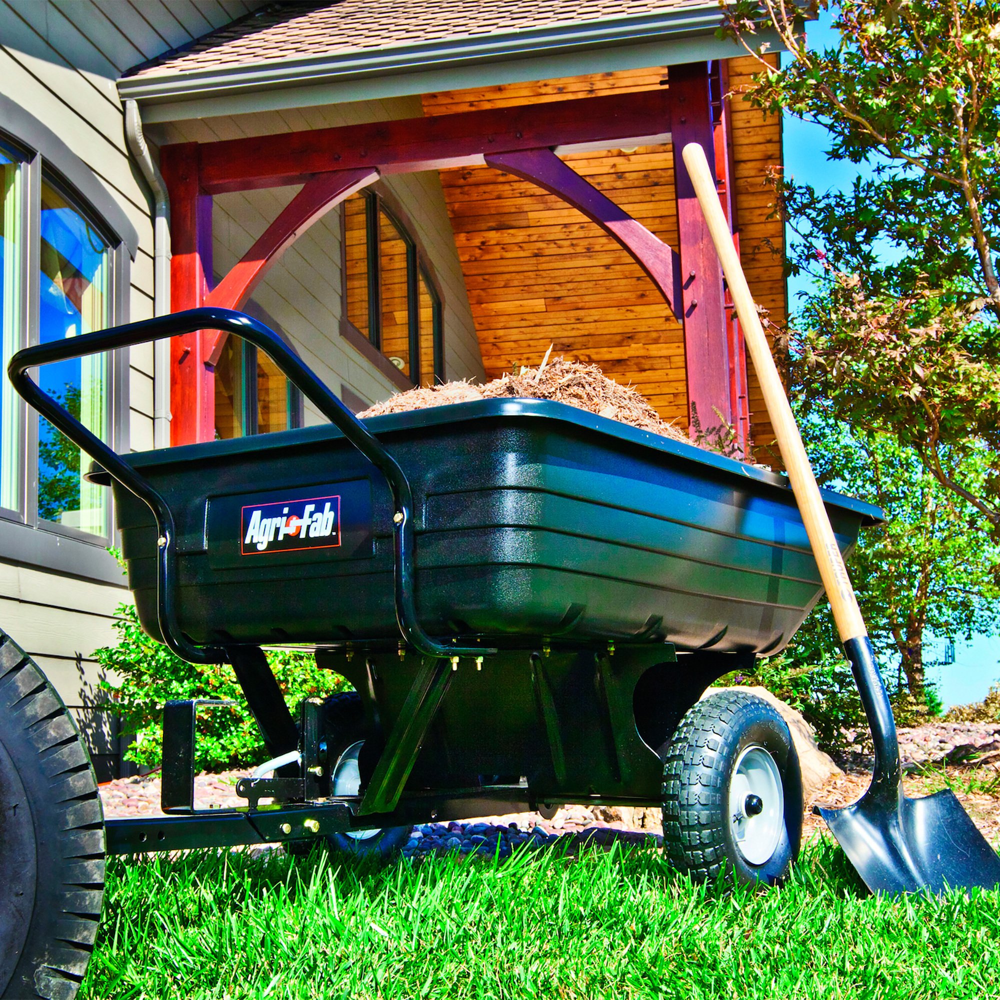 Agri-Fab Poly Utility Cart — 350-lb. Capacity, 41in.L x 30 1/2in.W x ...