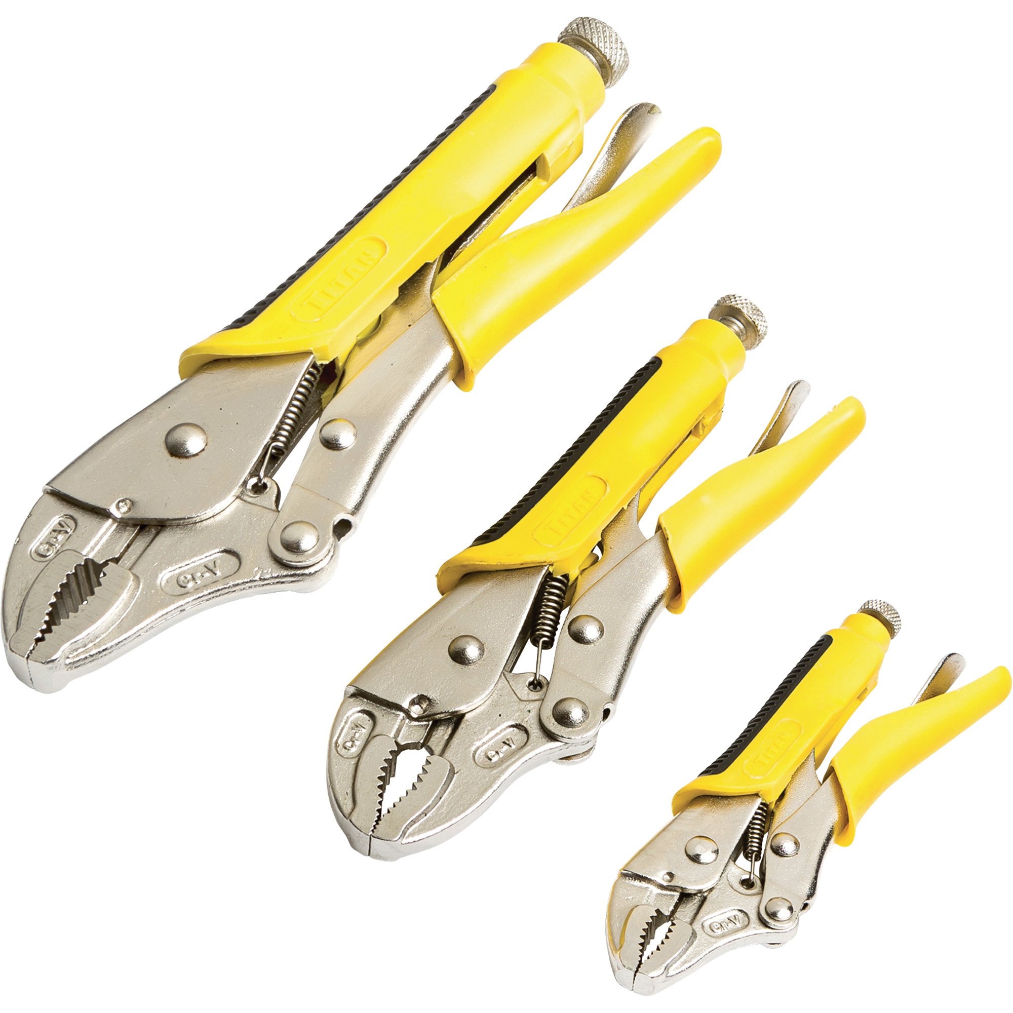 Titan Locking Pliers — 3-Pc. Set | Northern Tool