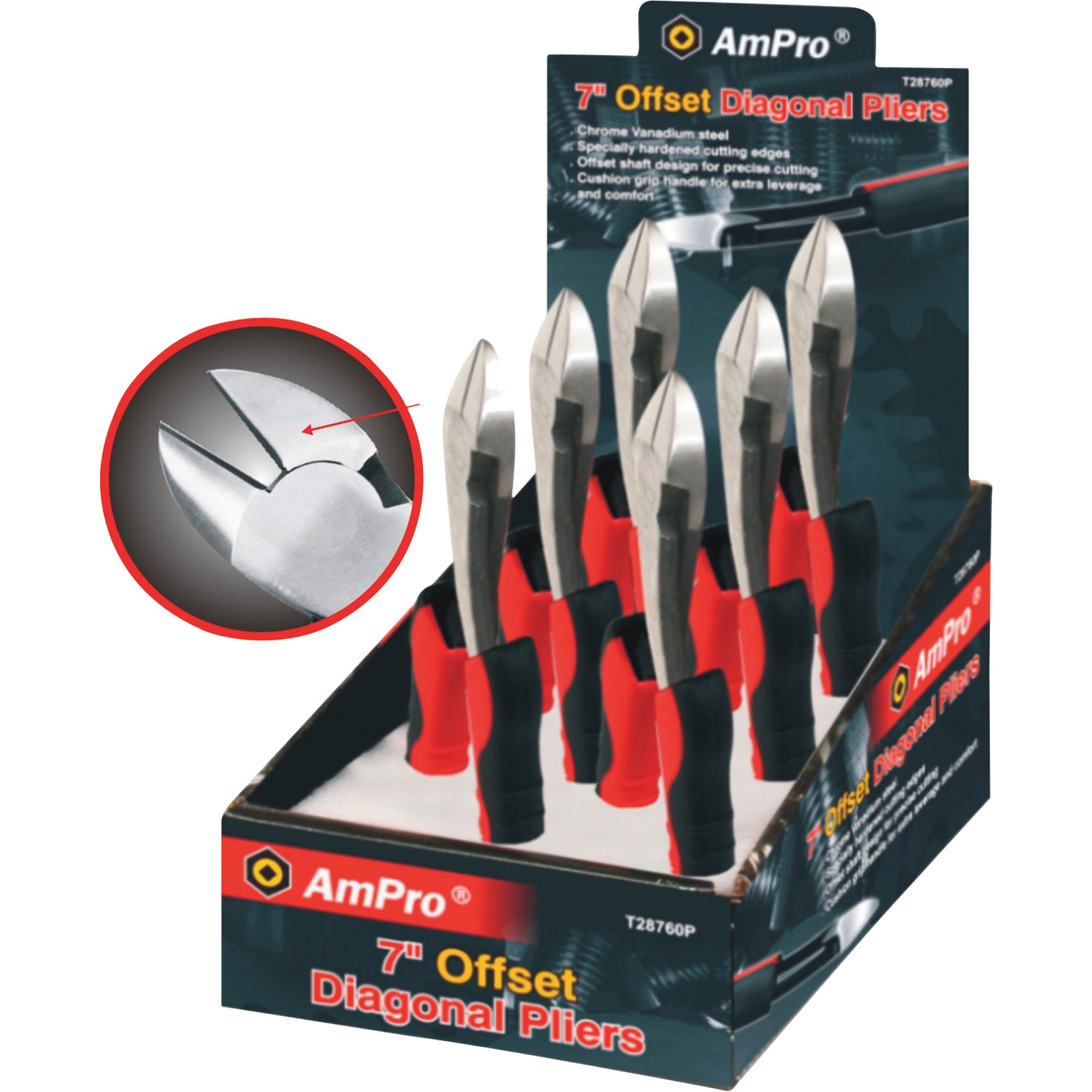 AmPro 7in. Offset Diagonal Pliers, Model# T19266 | Northern Tool