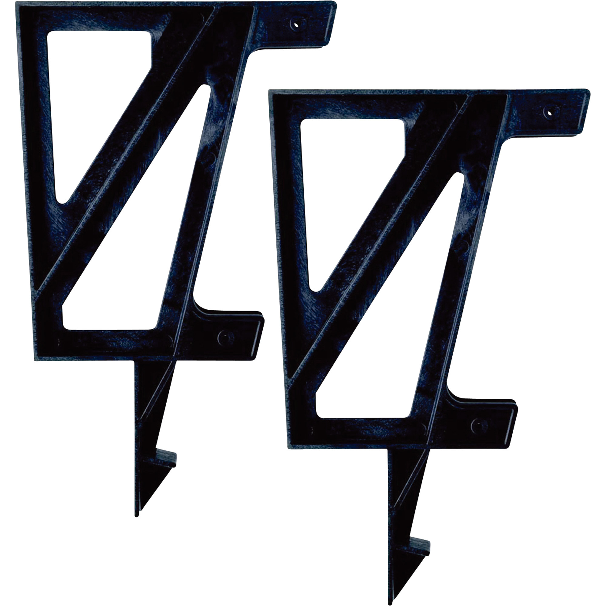 2x4 Basics Deck Bench Brackets — Black, 2-Pk., Model# 90172 | Northern Tool