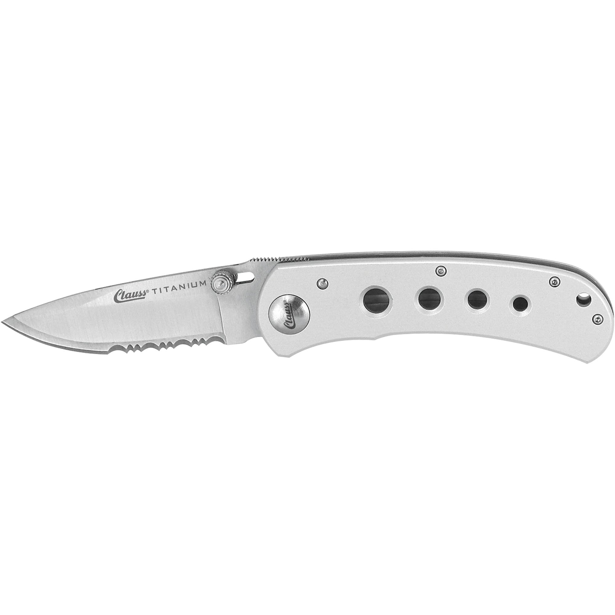 Clauss TigerSharp Folding-Blade Knife — Silver, Model# 19032 | Northern ...