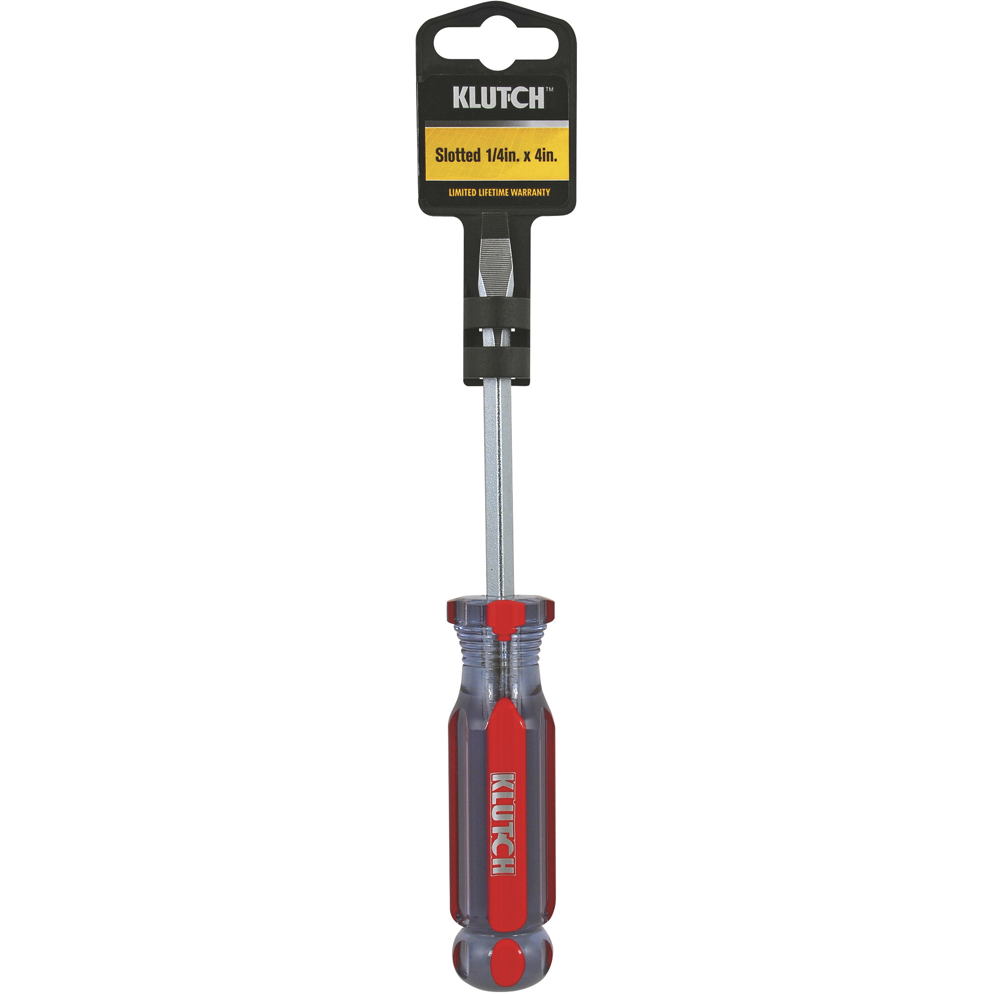 Klutch Slotted Screwdriver, 1/4in. x 4in. | Northern Tool