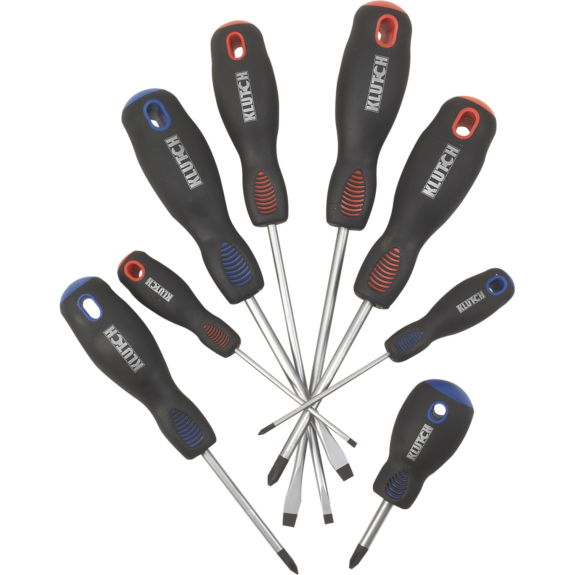 Klutch Pro-Grip Screwdrivers, 8-Pc. Set | Northern Tool