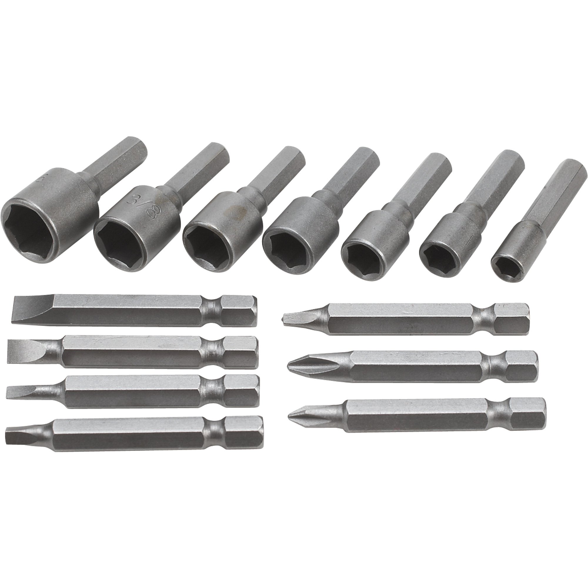 TEKZ Power Bit and Nut Driver Set — 14-Pc., Model# 55109 | Northern Tool