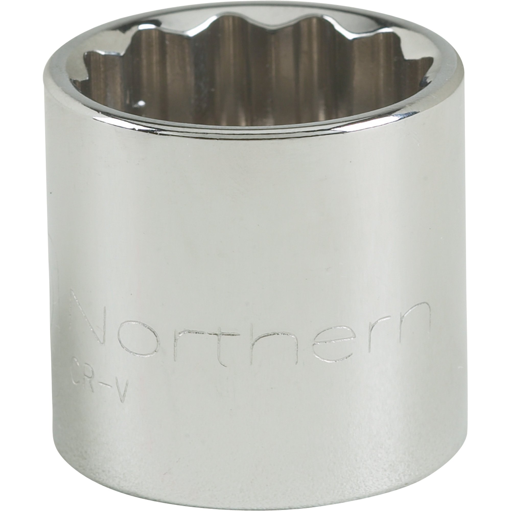 Northern Industrial Socket — 3/8in. Drive, 22mm, 12-Pt., Standard ...