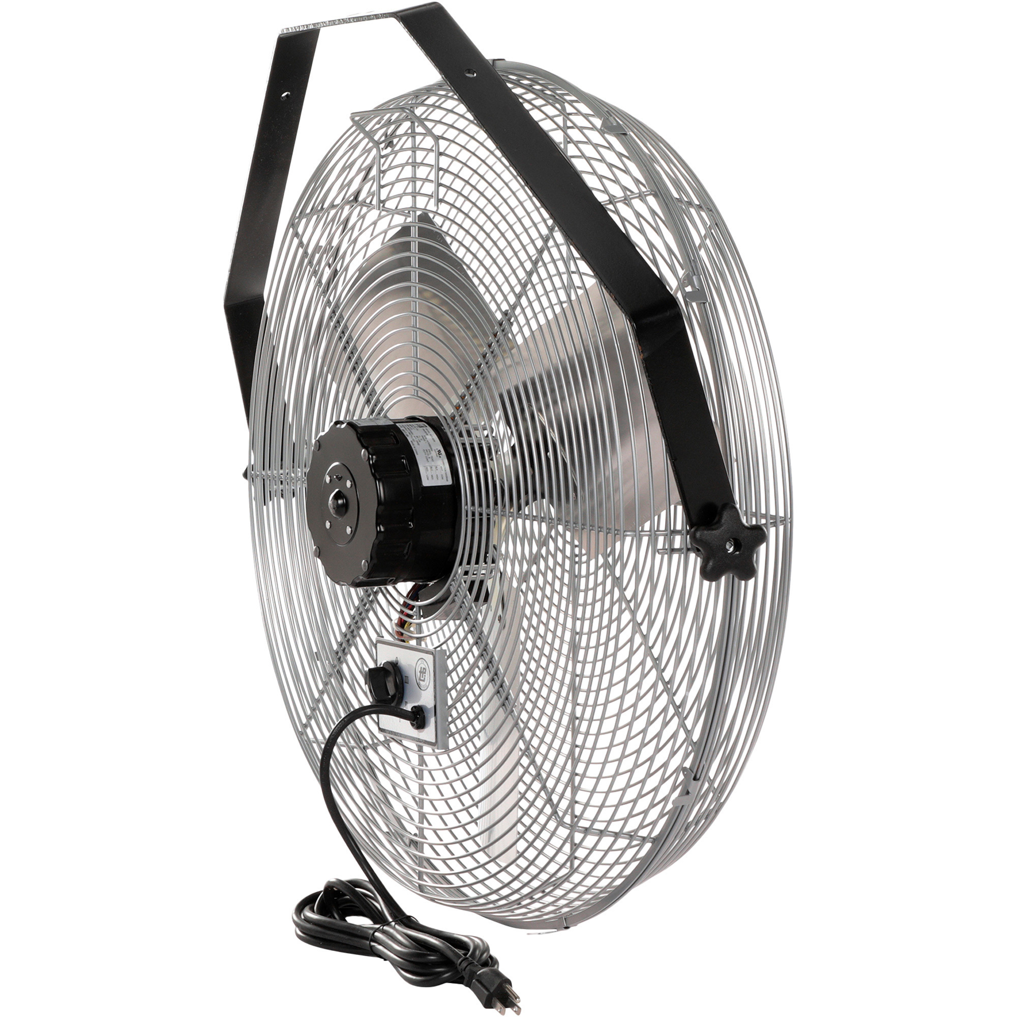 TPI Industrial Mounted Workstation Fan, 24in., 1/8 HP, 3,500 CFM, 120 ...