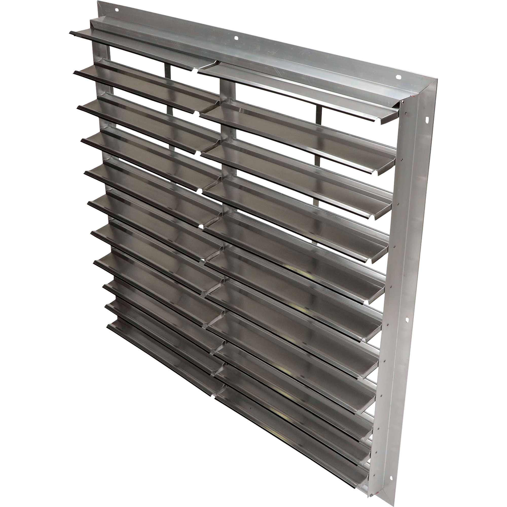 TPI Exhaust Fan Shutters - 42in., Aluminum, Weather Stripping, Model ...