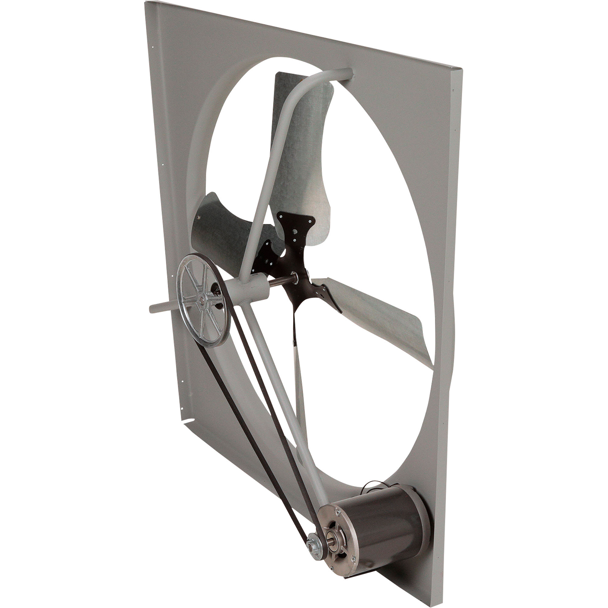 TPI Commercial Belt Drive Exhaust Fan, 42in., 17,500 CFM, 3/4 HP, 115 ...