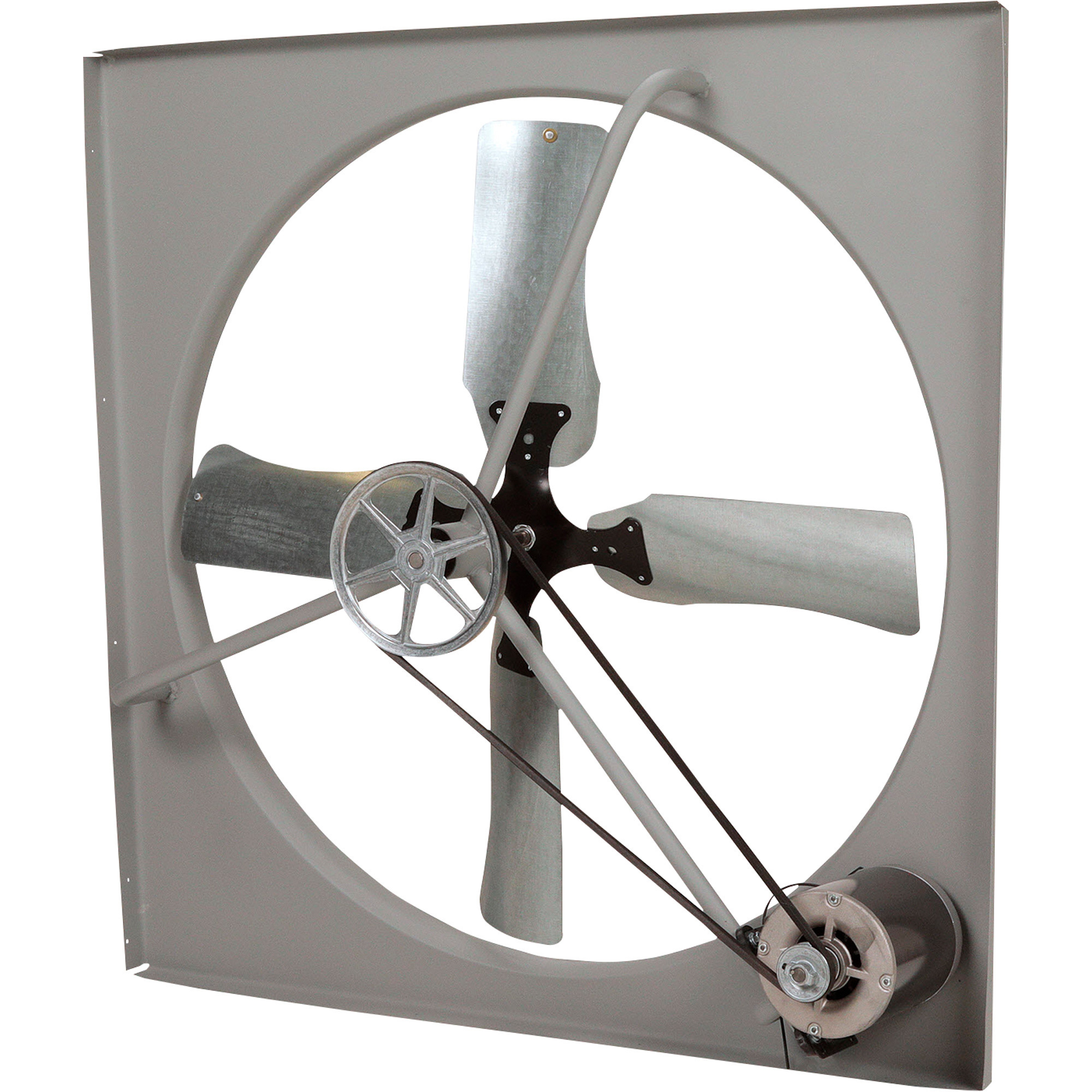 TPI Commercial Exhaust Fan - 42in. Dia., 17,500 CFM, Belt Drive, 3/4 HP ...
